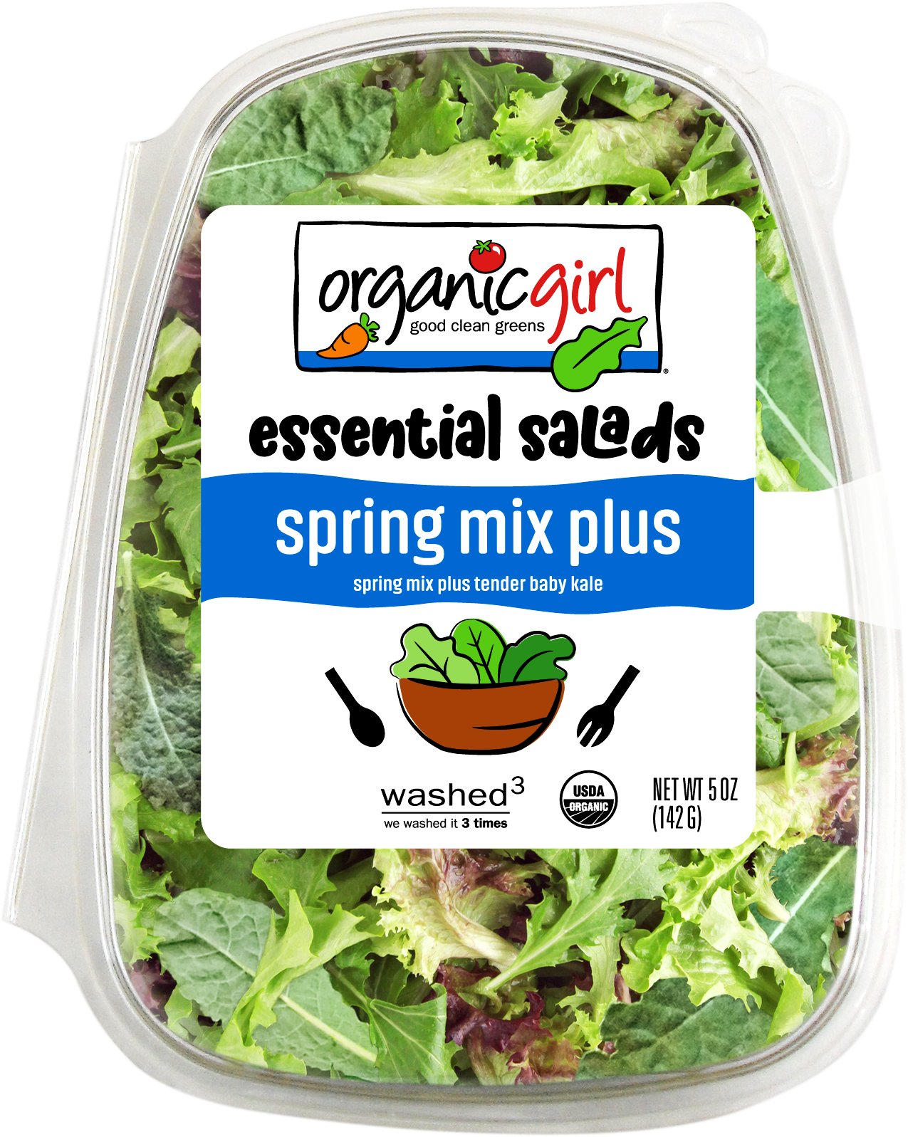 Organic Girl Spring Mix Plus, 5 oz | Central Market - Really Into Food