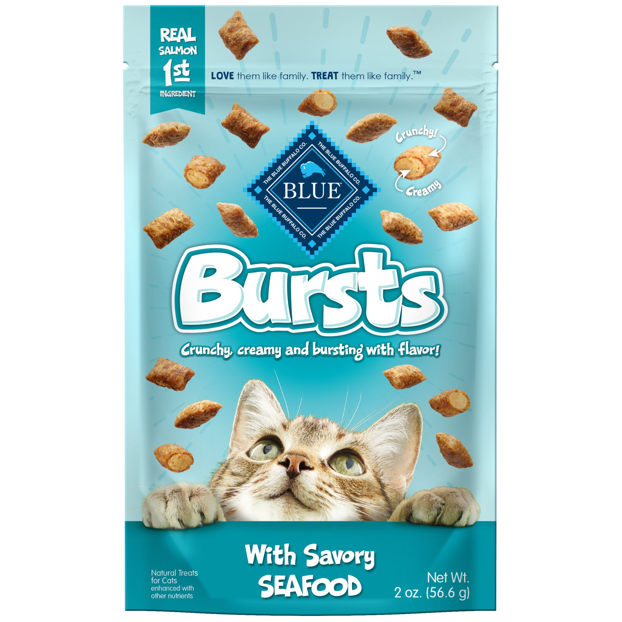 Blue Buffalo Bursts Seafood Cat Treats - Shop Treats at H-E-B