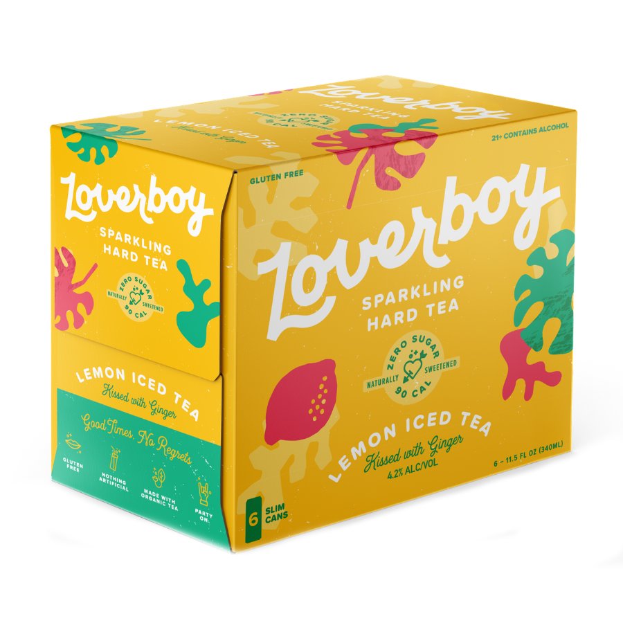 Loverboy Lemon Iced Tea Sparkling Hard Tea 11.5 oz Cans - Shop Beer ...