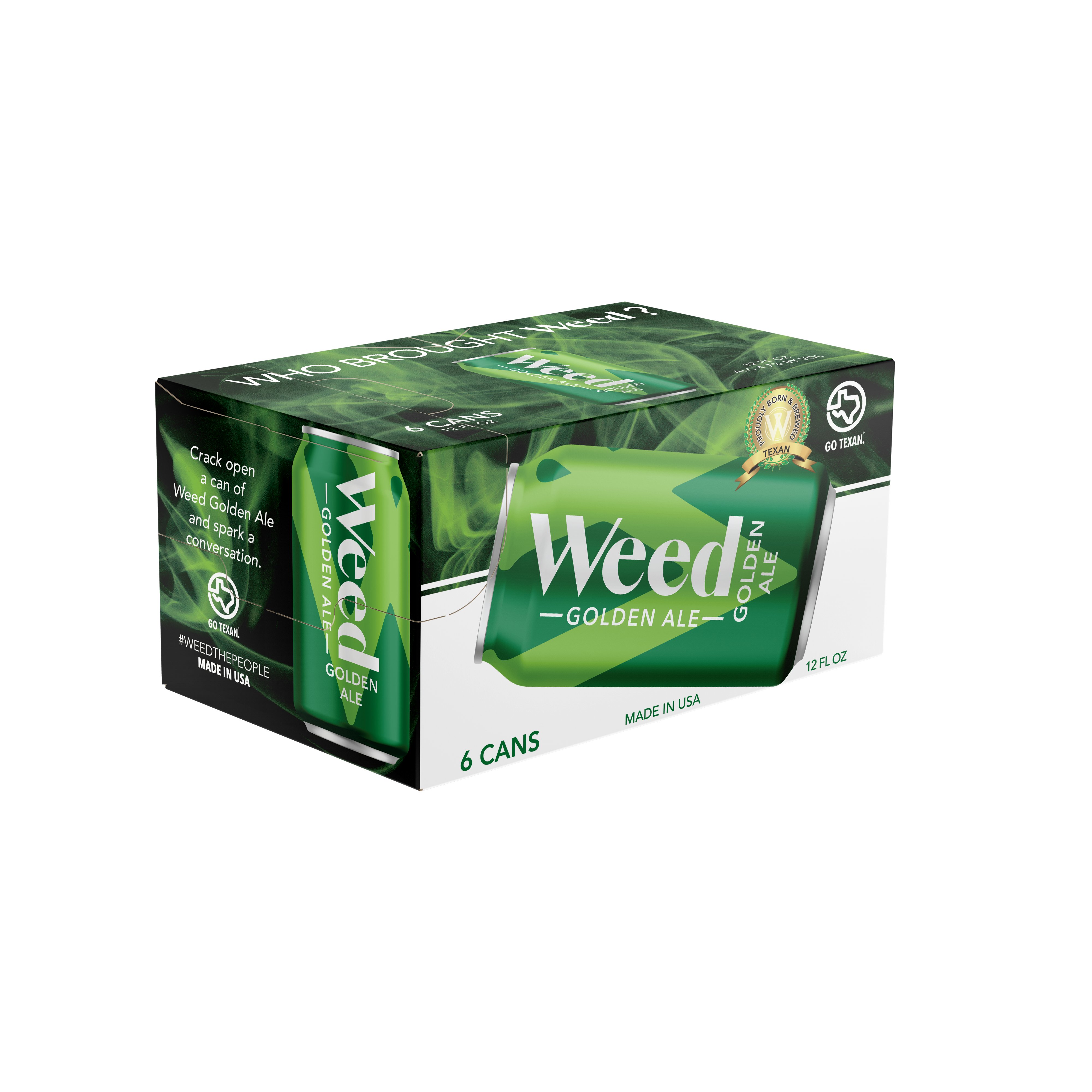Weed Cellars Weed Golden Ale Beer 12 oz Cans - Shop Beer & Wine at H-E-B