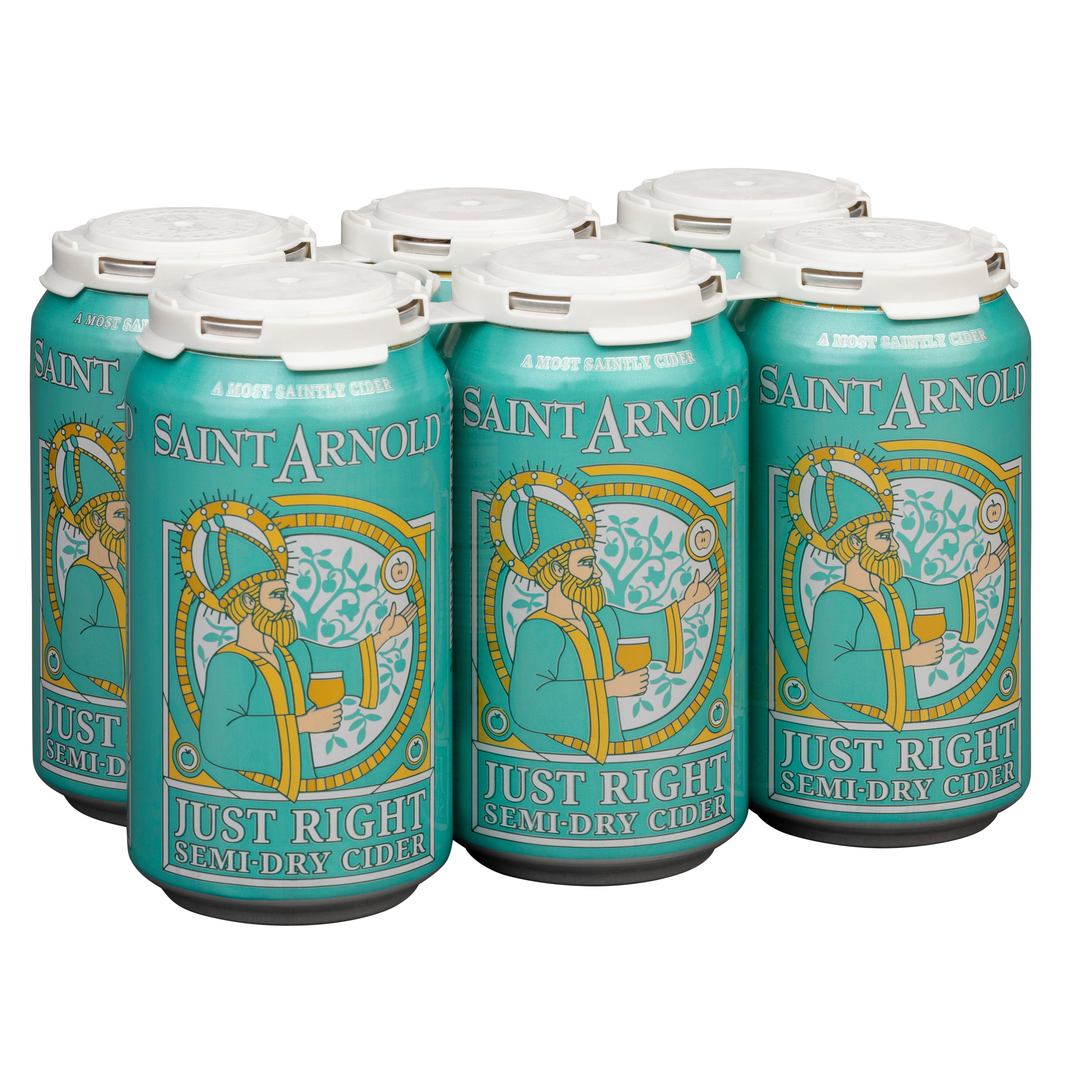 Saint Arnold Just Right Semi-Dry Cider 6 pk Cans - Shop Hard cider at H-E-B