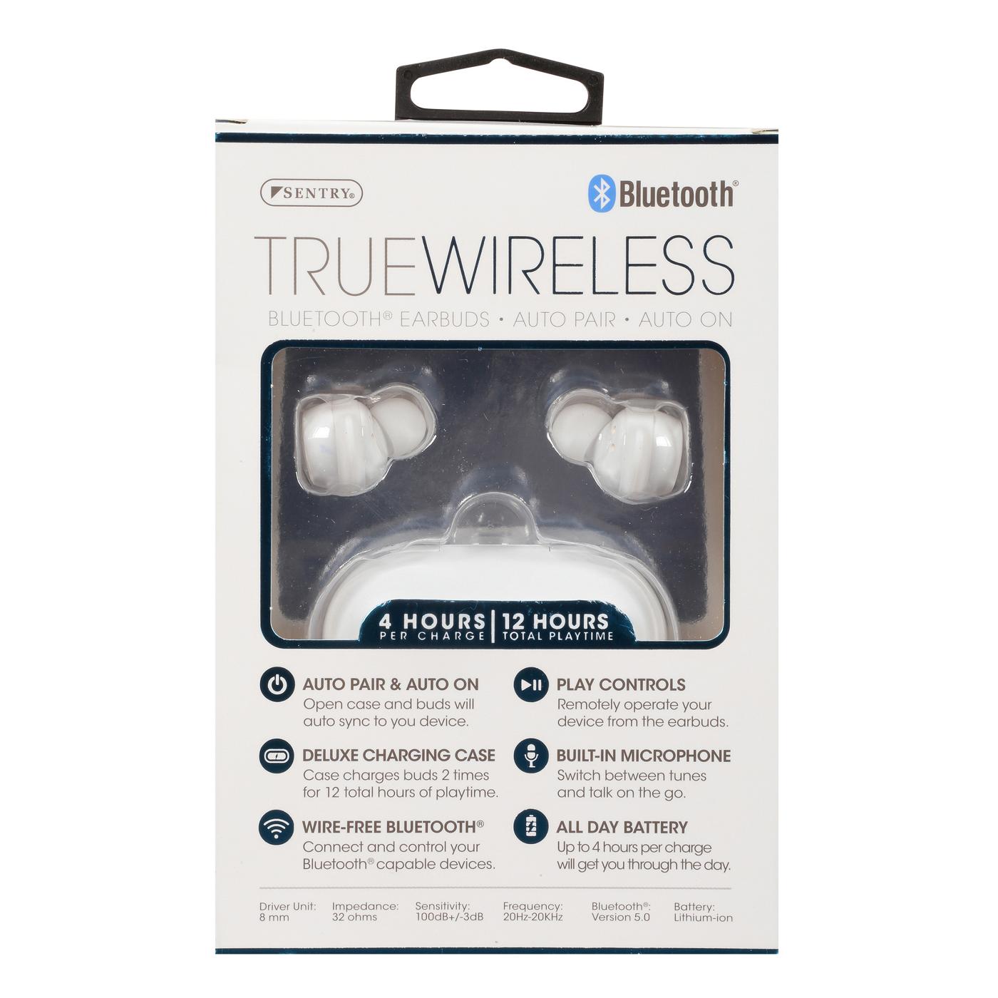 Sentry True Wireless Premium Sound Earbuds - White - Shop Headphones at ... Sentry True Wireless Premium Sound Earbuds - White - Shop Headphones at ...