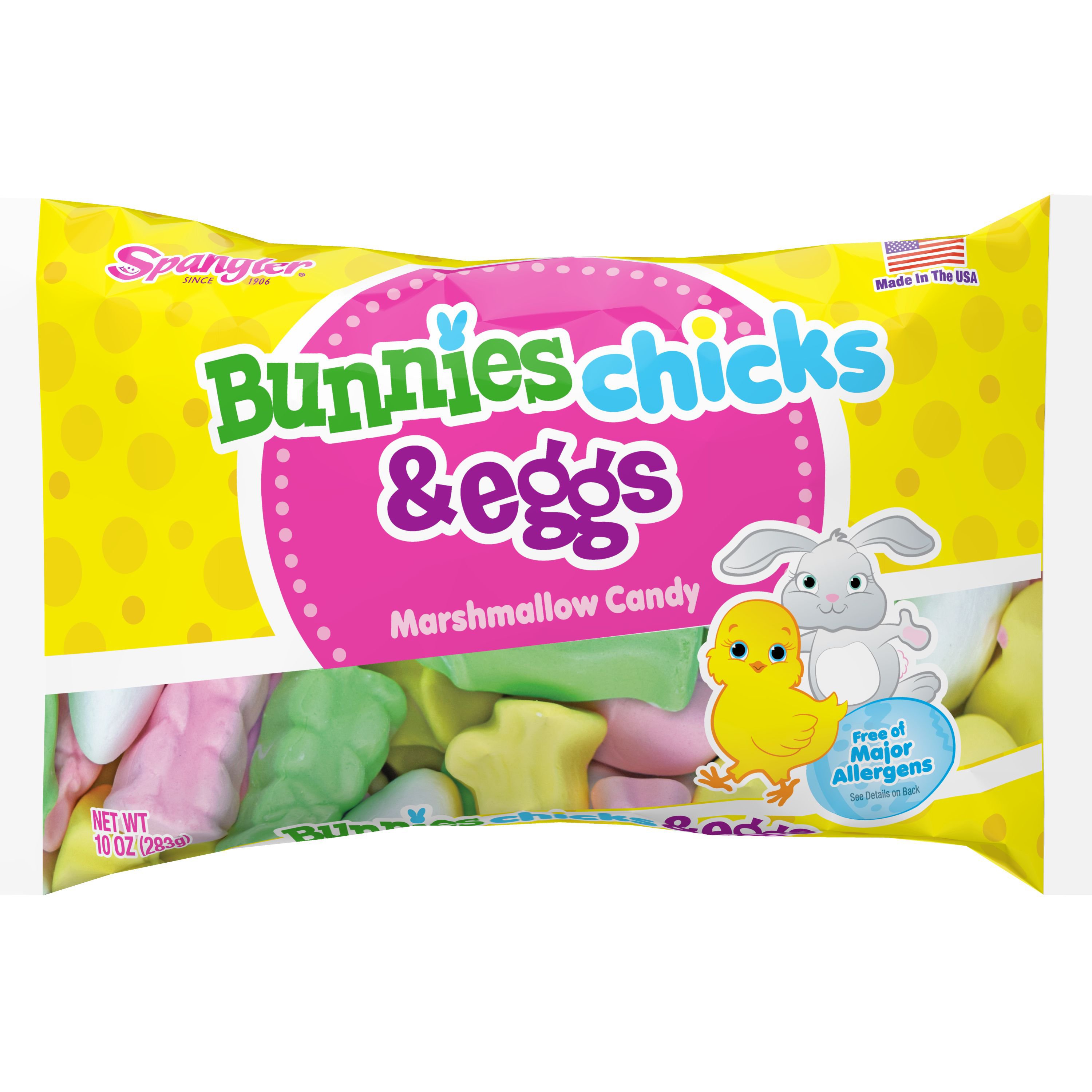 Spangler Bunnies Chicks & Eggs Marshmallow Easter Candy - Shop Candy at ...
