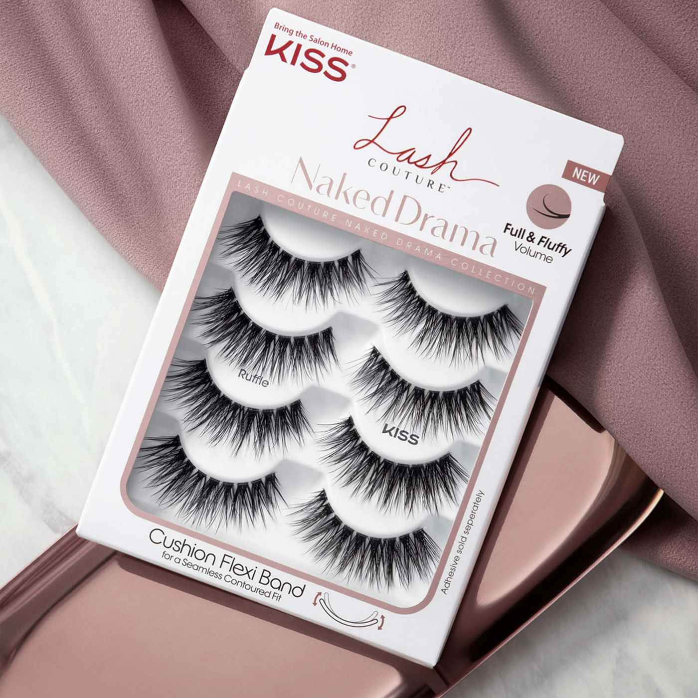 KISS Lash Couture Naked Drama Eyelashes - Ruffle - Shop False eyelashes ...