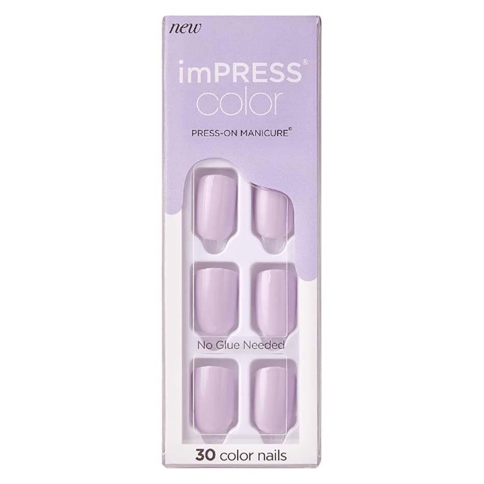 Kiss imPRESS Color Press-On Manicure Picture Purplect - Shop Nails at H-E-B