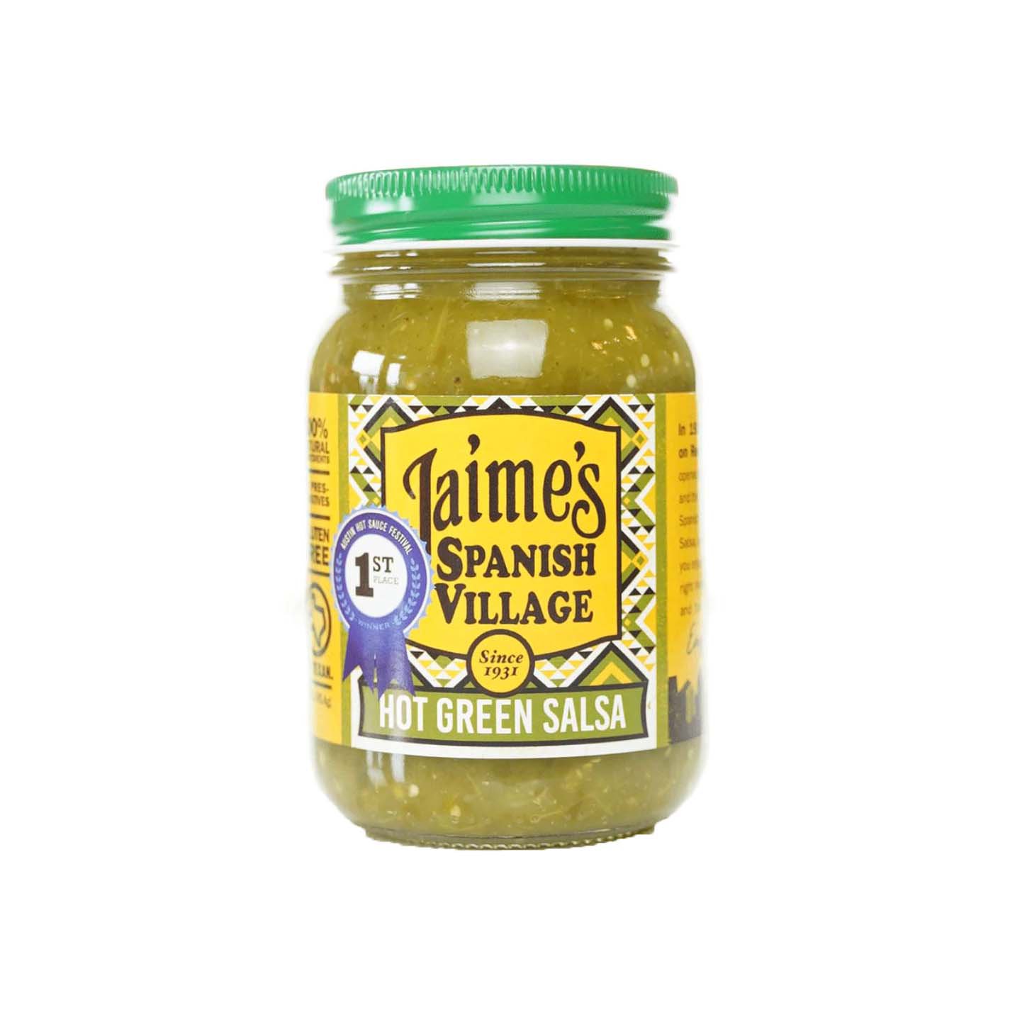 Jaime's Spanish Village Hot Green Salsa - Shop Salsa & dip at H-E-B