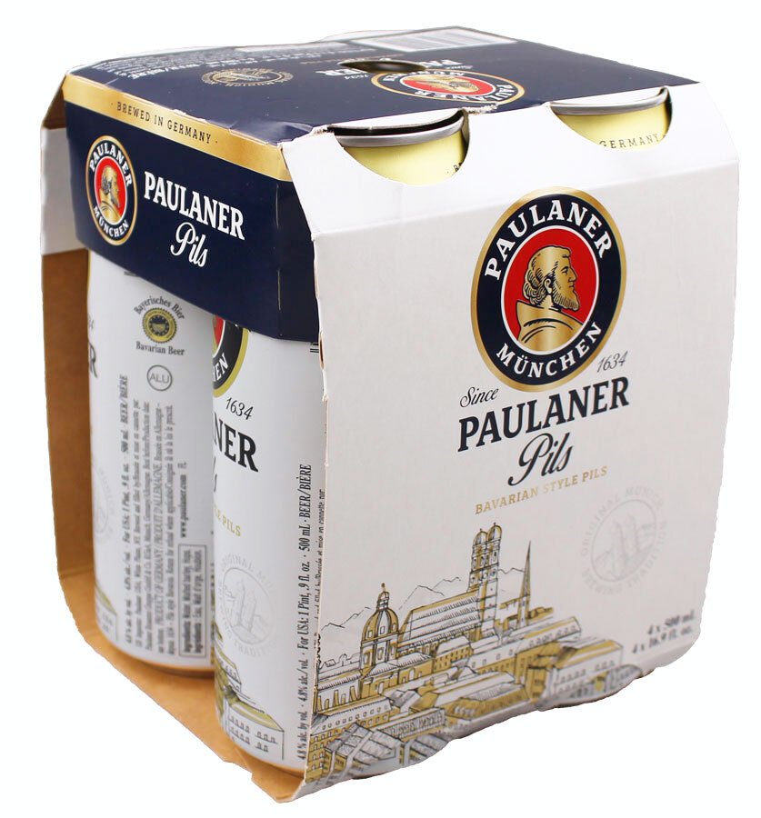 Paulaner Pils Bavarian Style Import Beer 16.9 oz Cans - Shop Beer at H-E-B