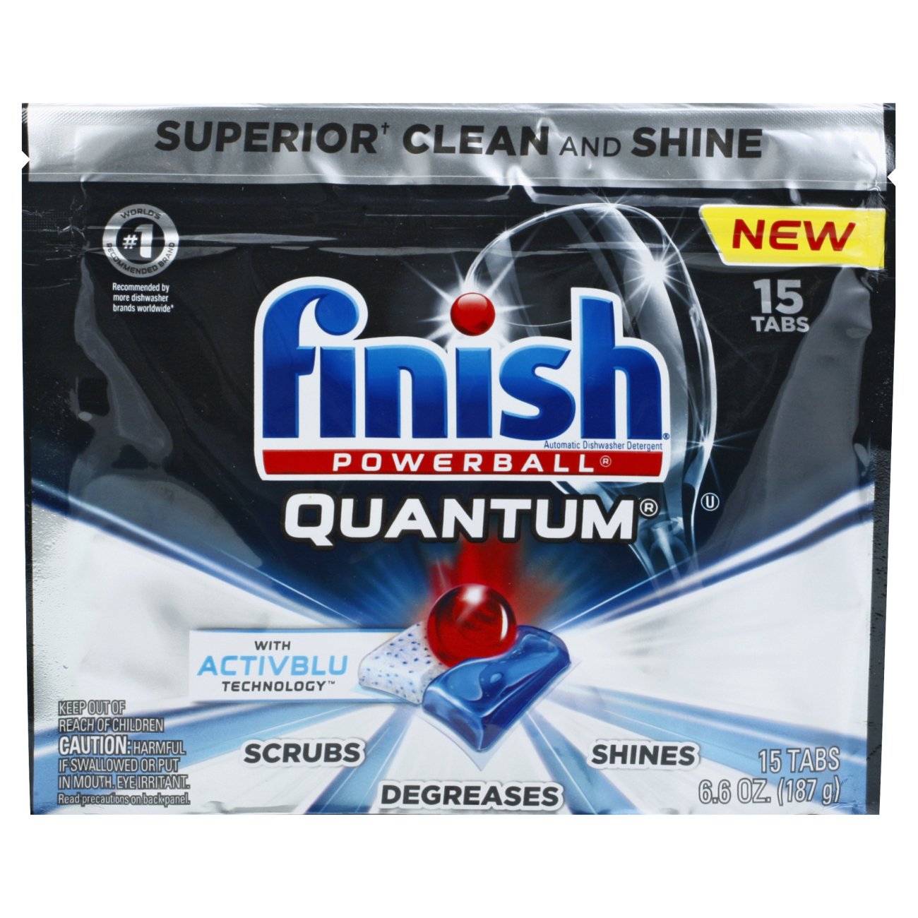 Finish Powerball Quantum Automatic Dishwasher Detergent Tabs - Shop ...