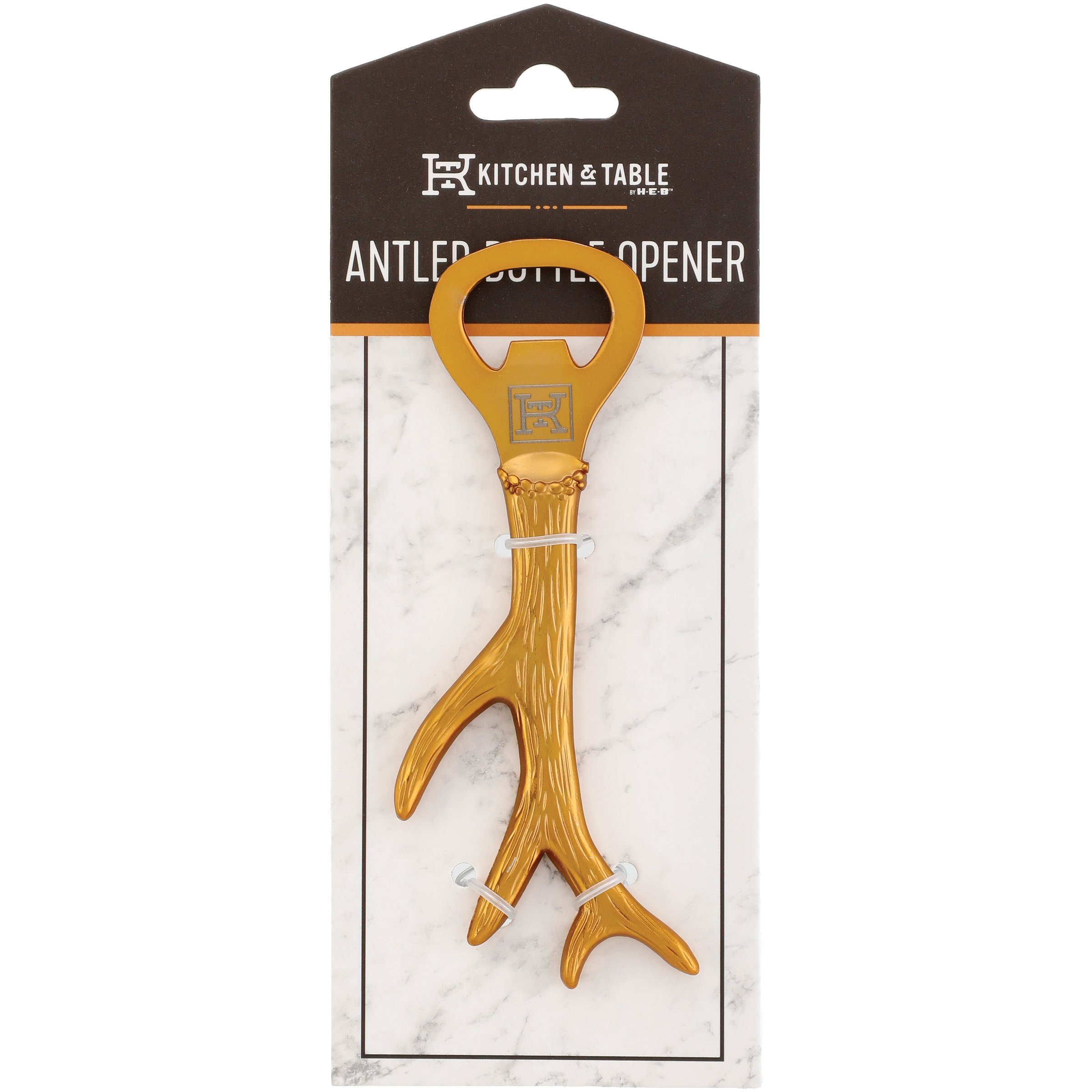 Kitchen & Table by H-E-B Antler Bottle Opener - Antique Gold - Shop Bar ...