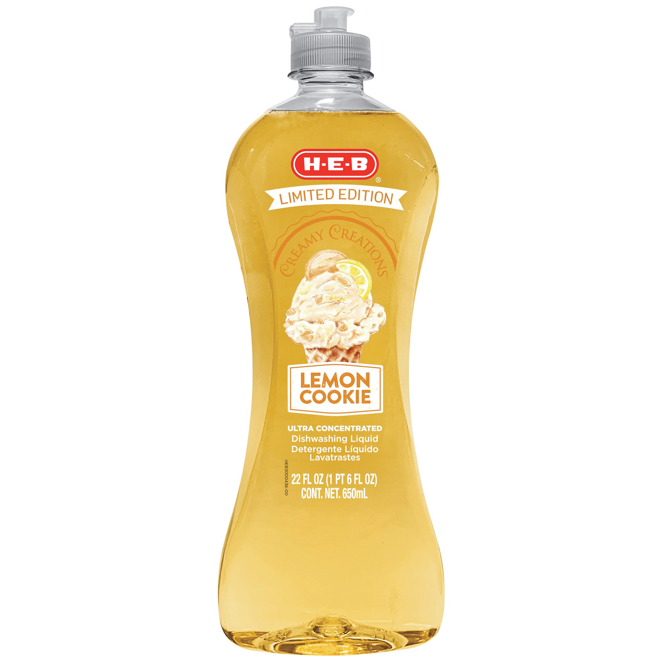 H-E-B Limited Edition Ultra Concentrated Creamy Creations Lemon Cookie ...