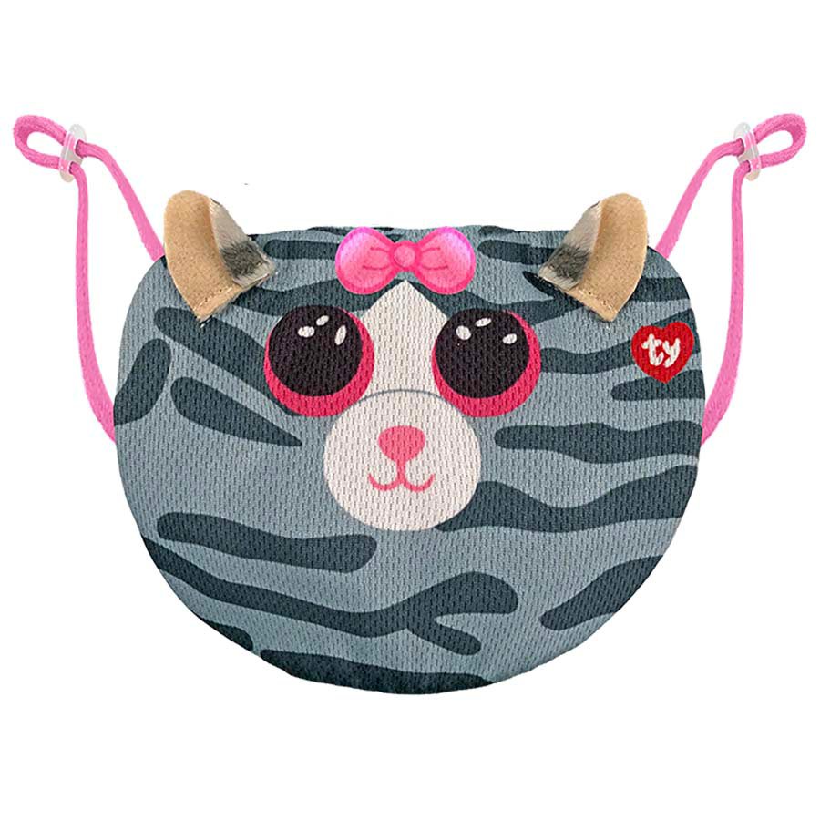 ty Beanie Boo Kiki Striped Cat Protective Face Mask - Shop Kits ...