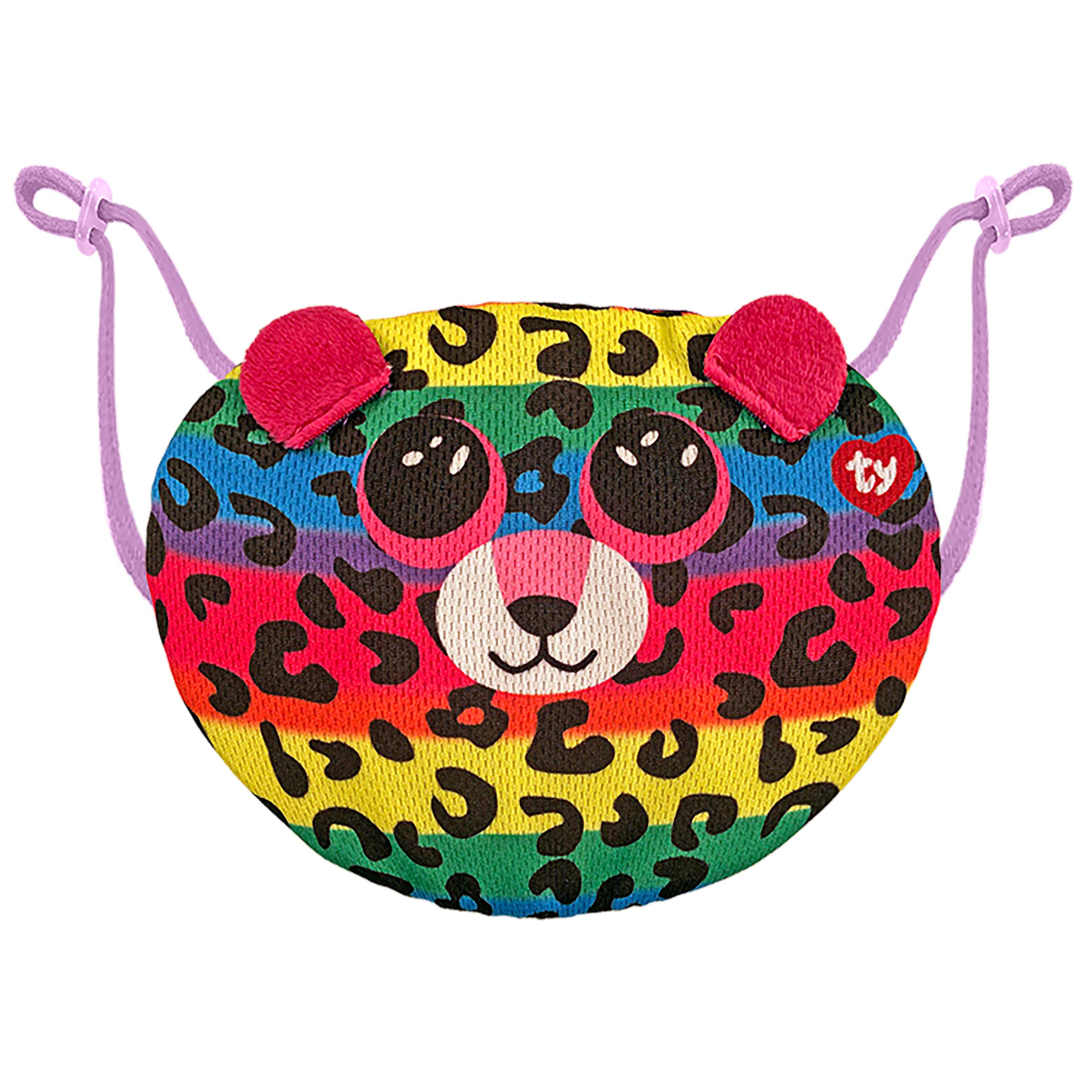ty Beanie Boo Dotty-Multicolored Leopard Protective Face Mask - Shop ...