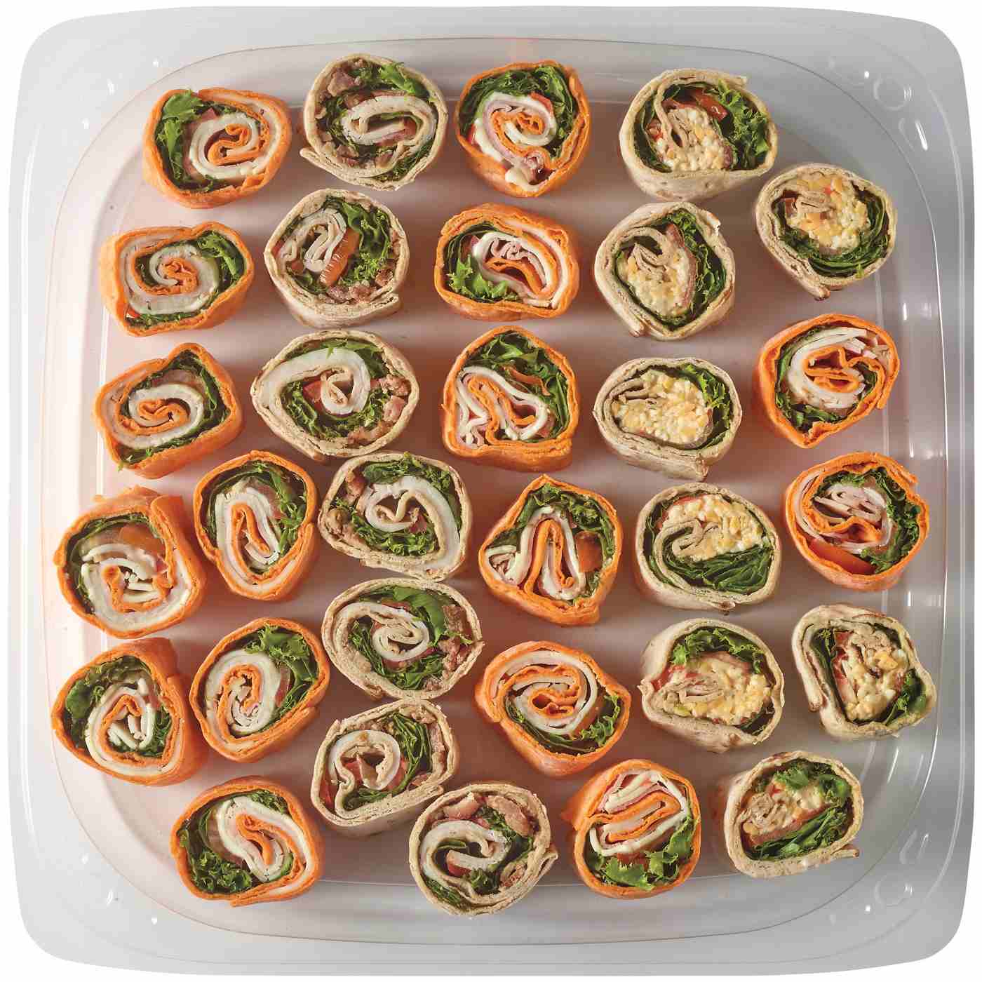 H-E-B Deli Medium Party Tray - Assorted Sandwich Wraps - Shop Standard ...