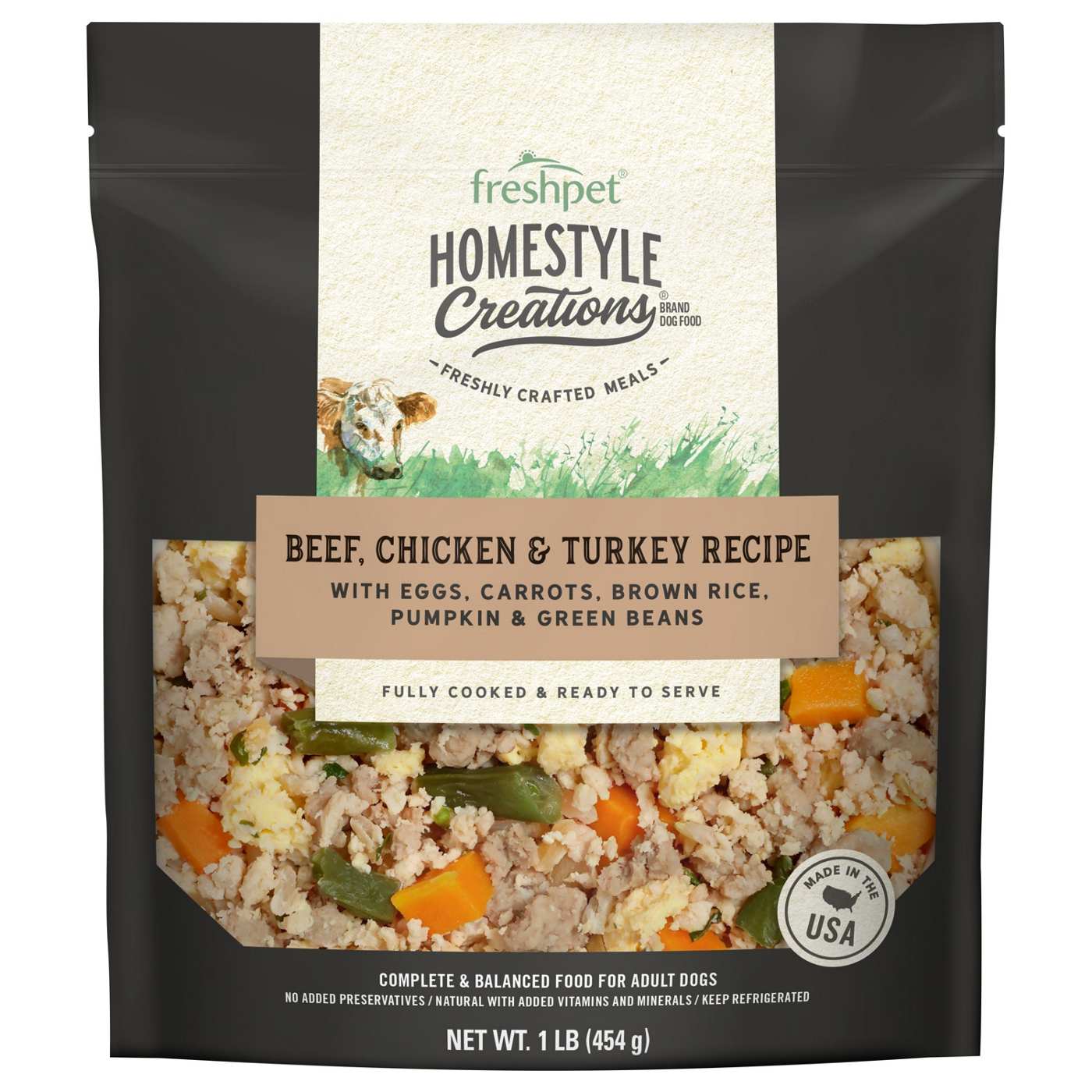 Freshpet Homestyle Creations Beef, Chicken and Turkey Dog Food - Shop ...
