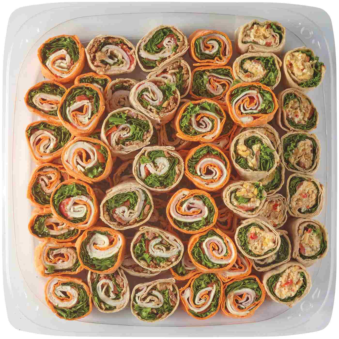 H-E-B Deli Large Party Tray - Hummus Wrap Sandwiches - Shop Standard ...