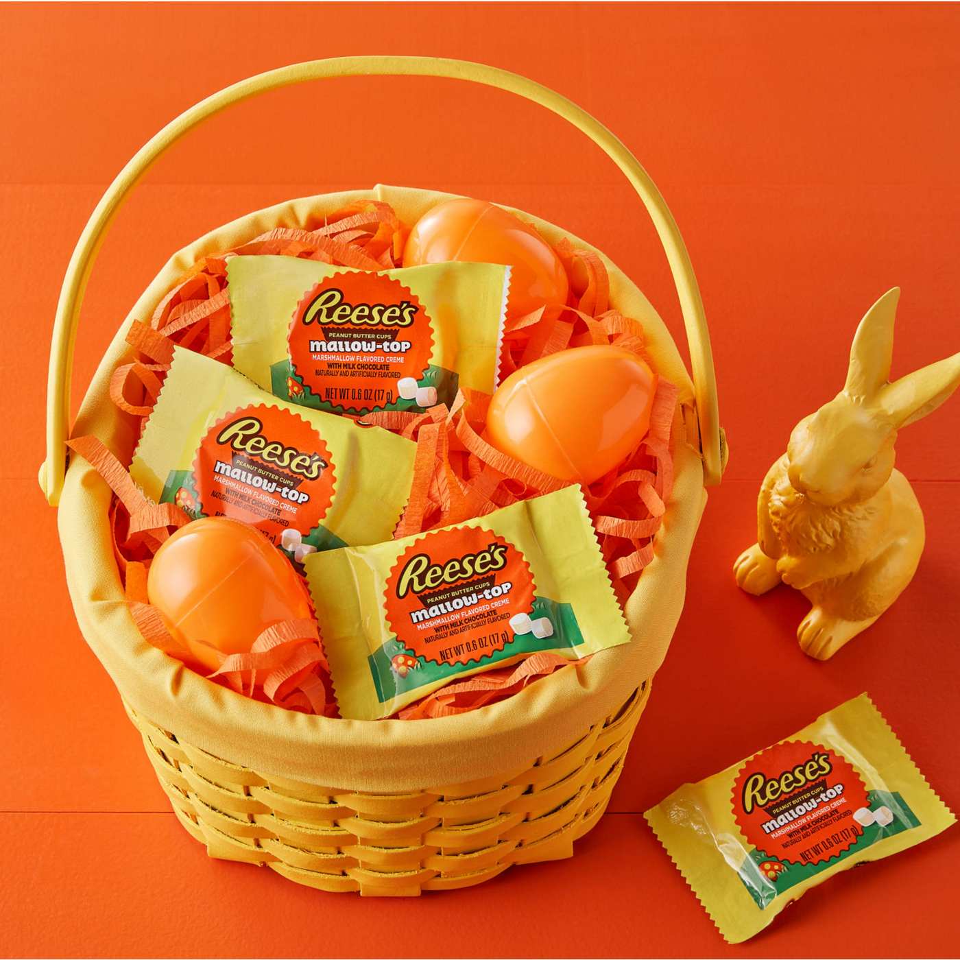 Reese's Mallow-Top Peanut Butter Cups Snack Size Easter Candy - Shop ...