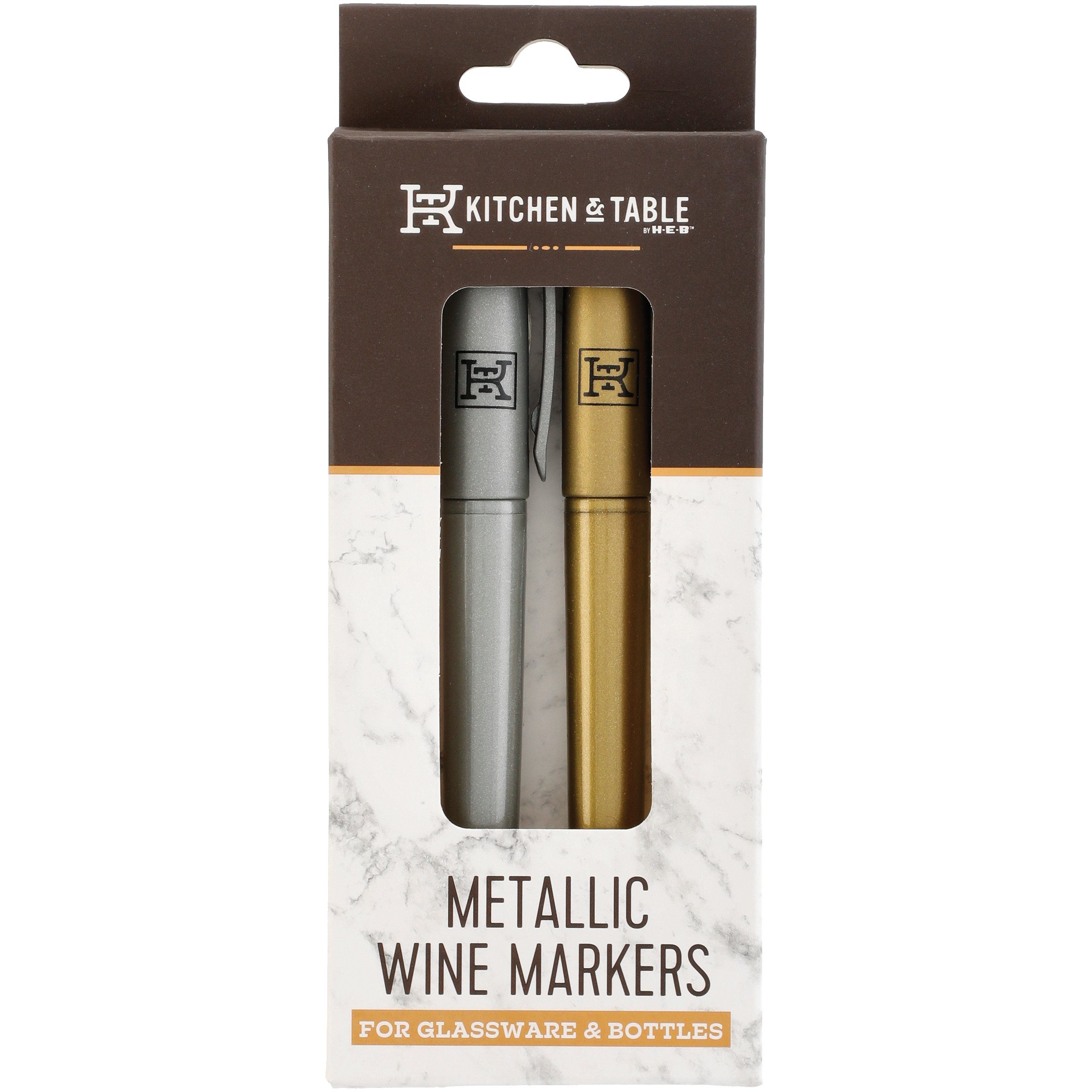 Kitchen & Table by H-E-B Metallic Wine Markers - Shop Bar tools at H-E-B