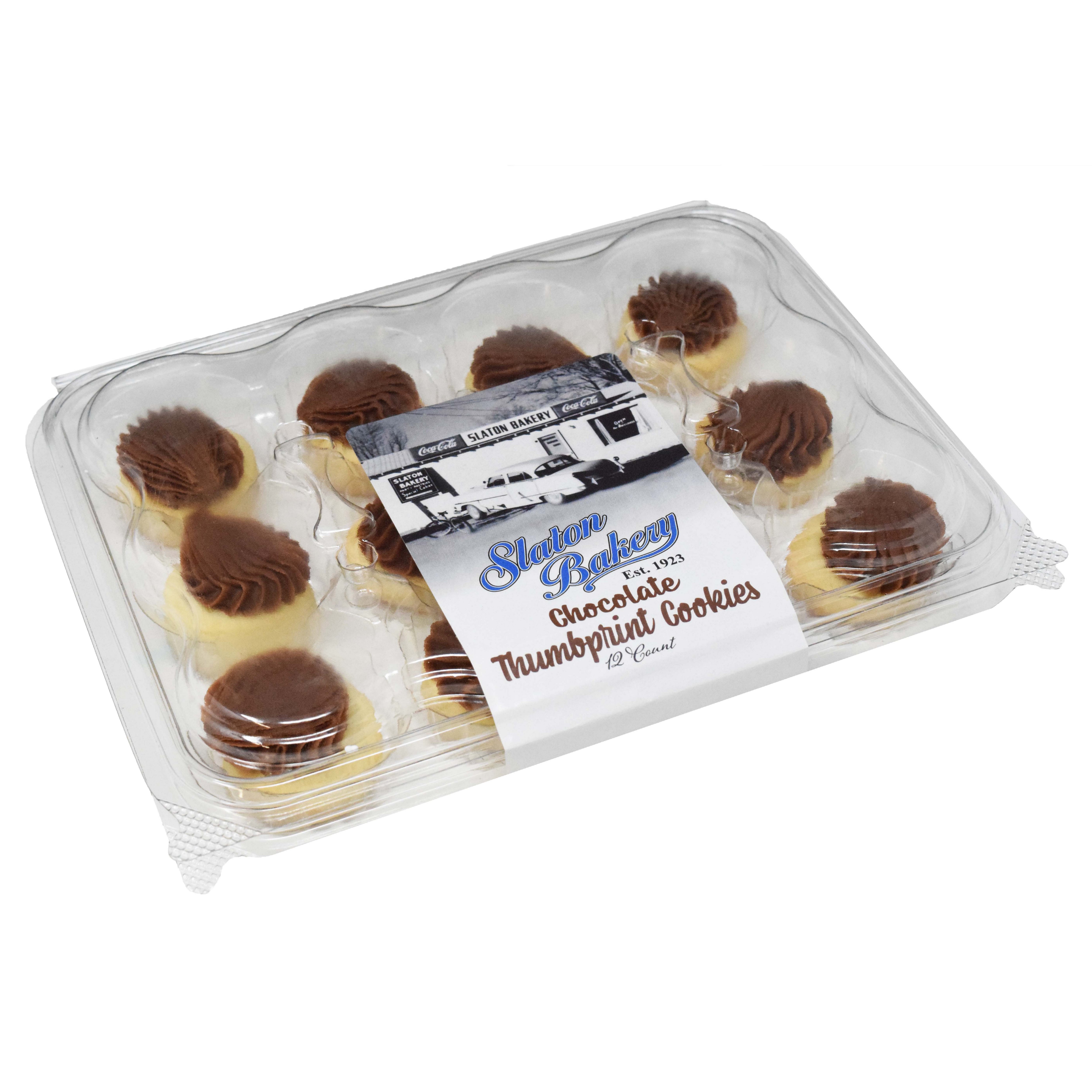 Slaton Bakery Chocolate Thumbprint Cookies - Shop Cookies at H-E-B