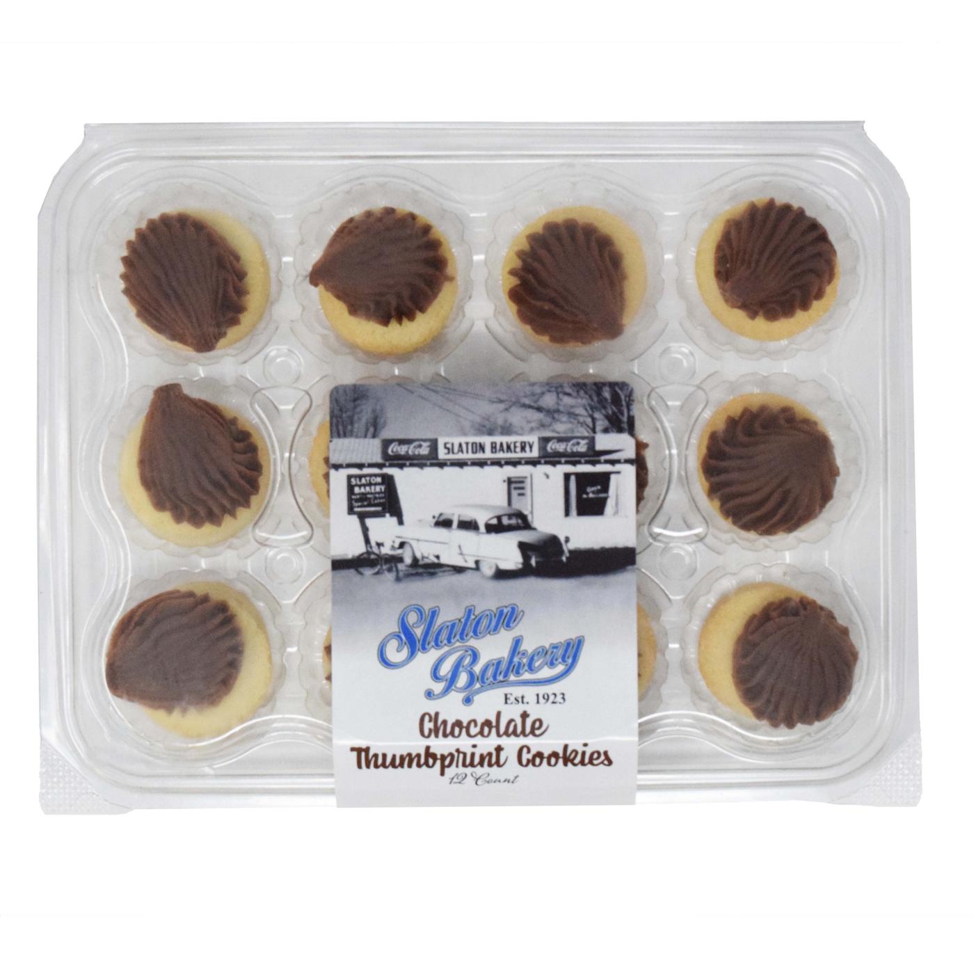 Slaton Bakery Chocolate Thumbprint Cookies - Shop Cookies at H-E-B