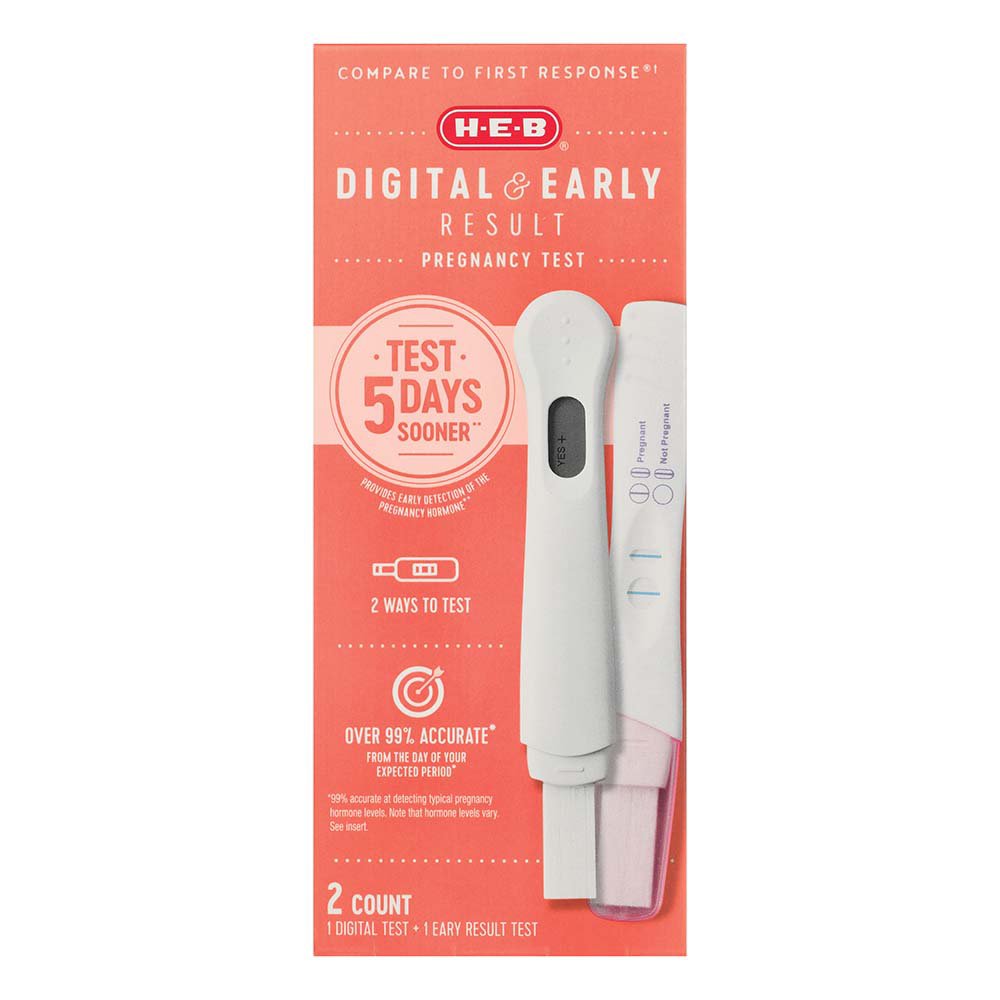 H-E-B Digital & Early Result Pregnancy Test - Shop Pregnancy ...