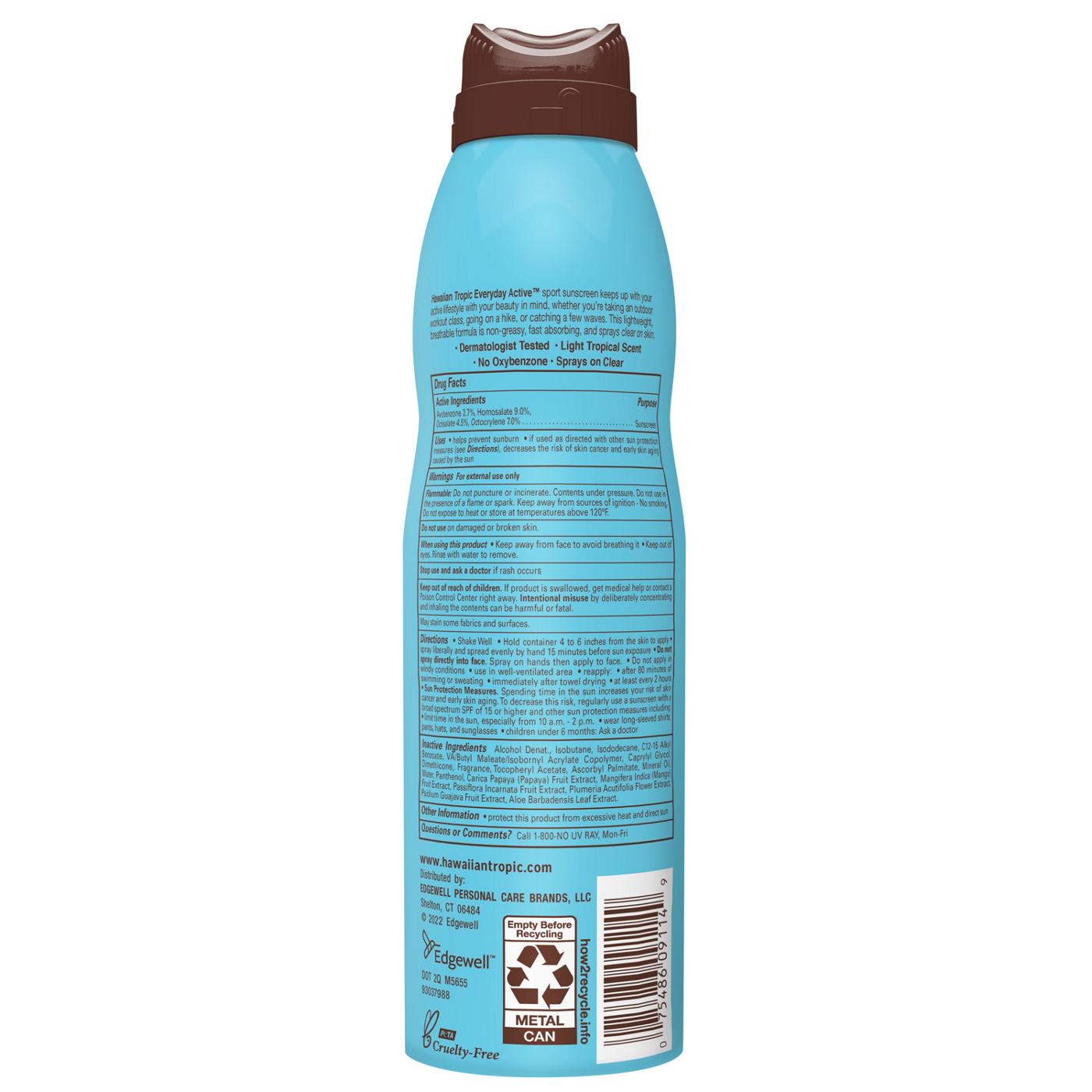 Hawaiian Tropic Everyday Active Sport Sunscreen - SPF 50 - Shop ...