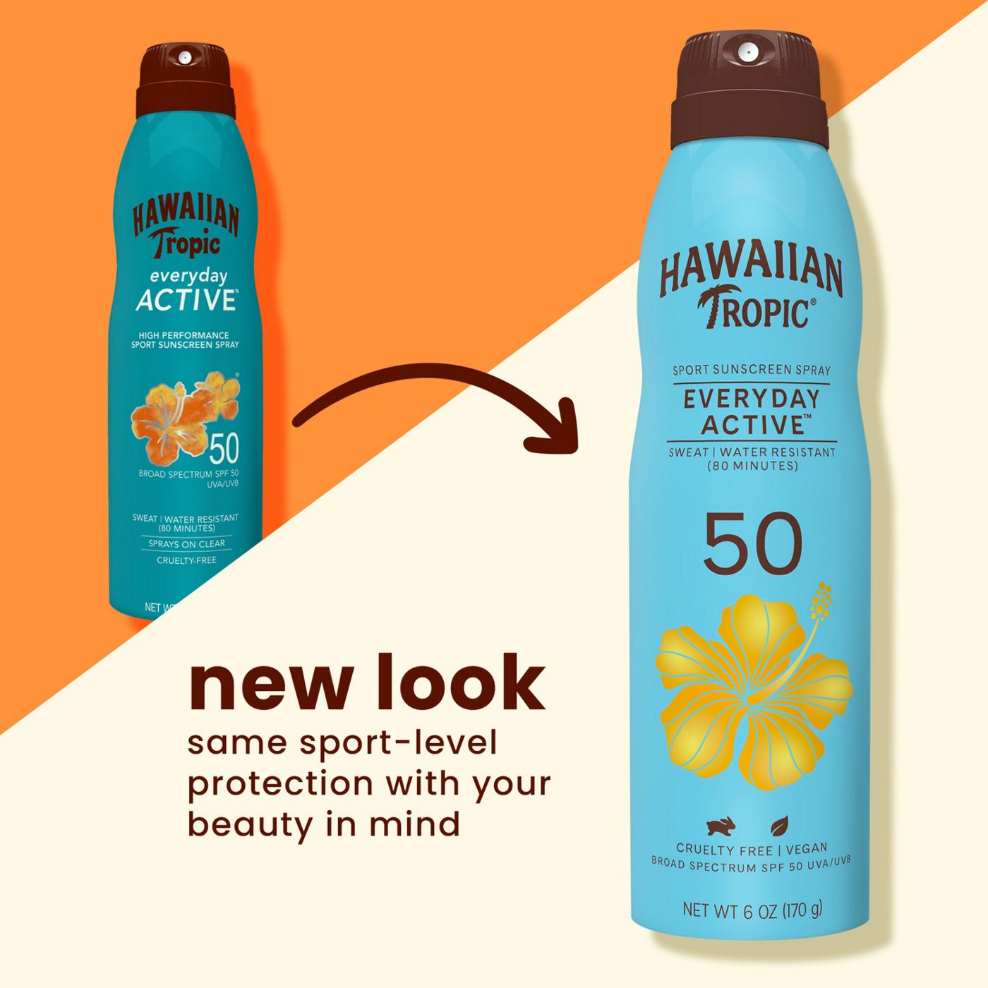 Hawaiian Tropic Everyday Active Sport Sunscreen - SPF 50 - Shop ...