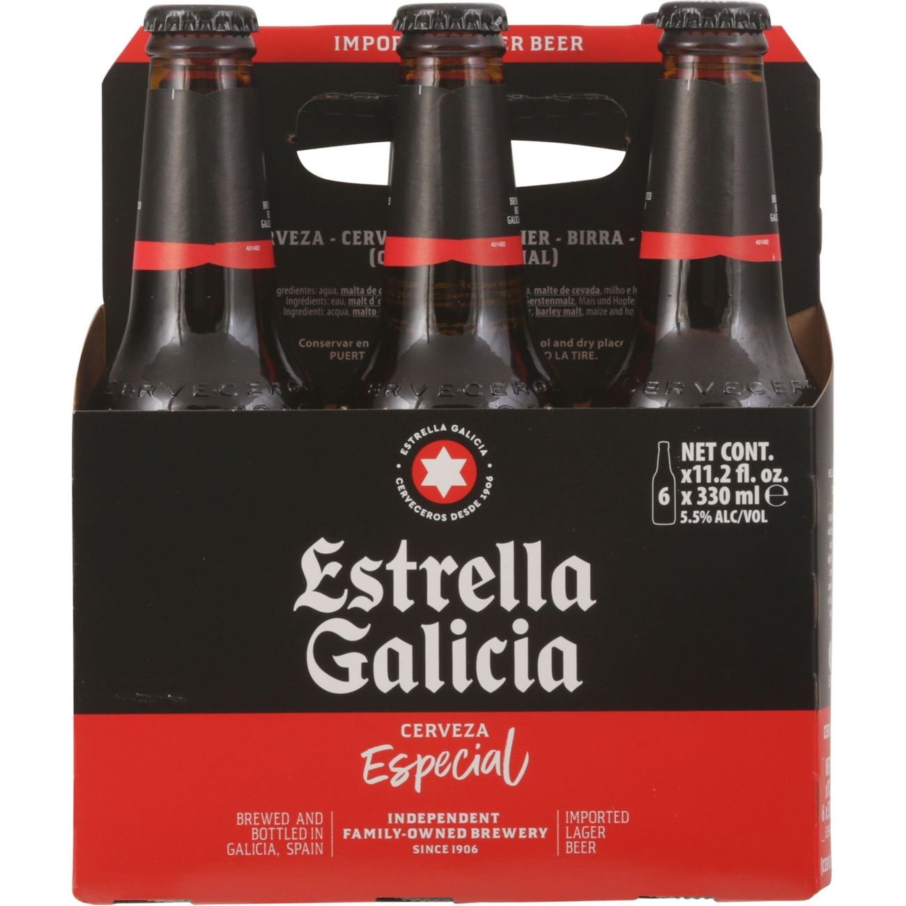 Estrella Garcia Cerveza Especial Lager Beer 6 pk Bottles - Shop Beer at ...