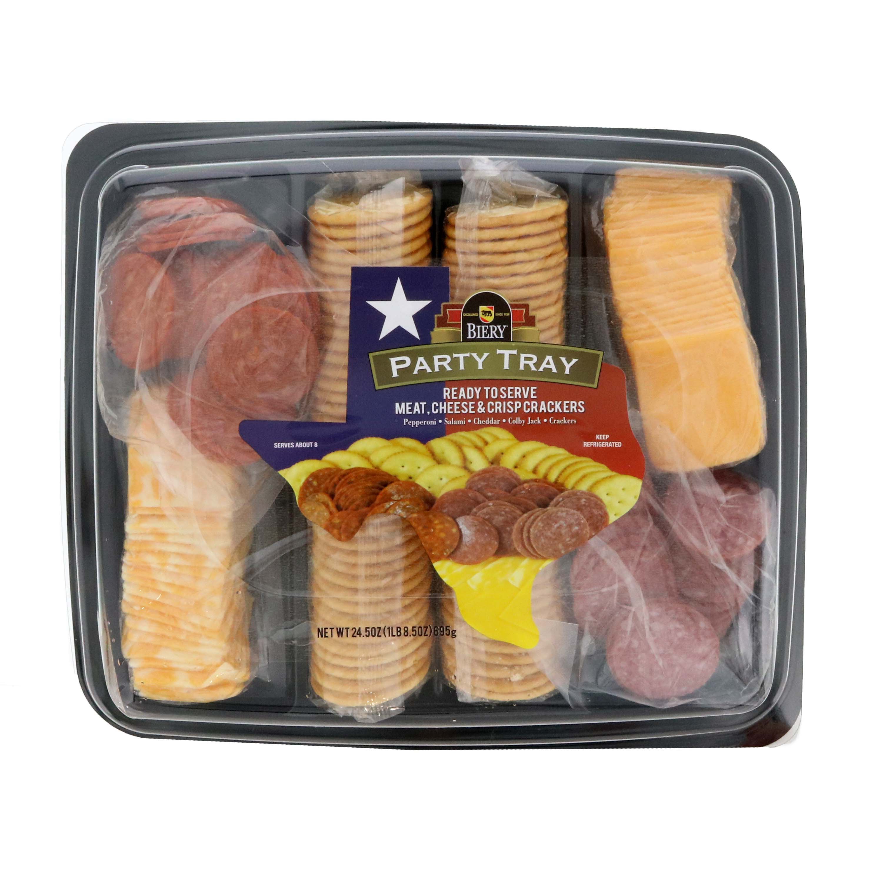 Biery Texas Party Tray Pepperoni Salami - Shop Standard party trays at ...