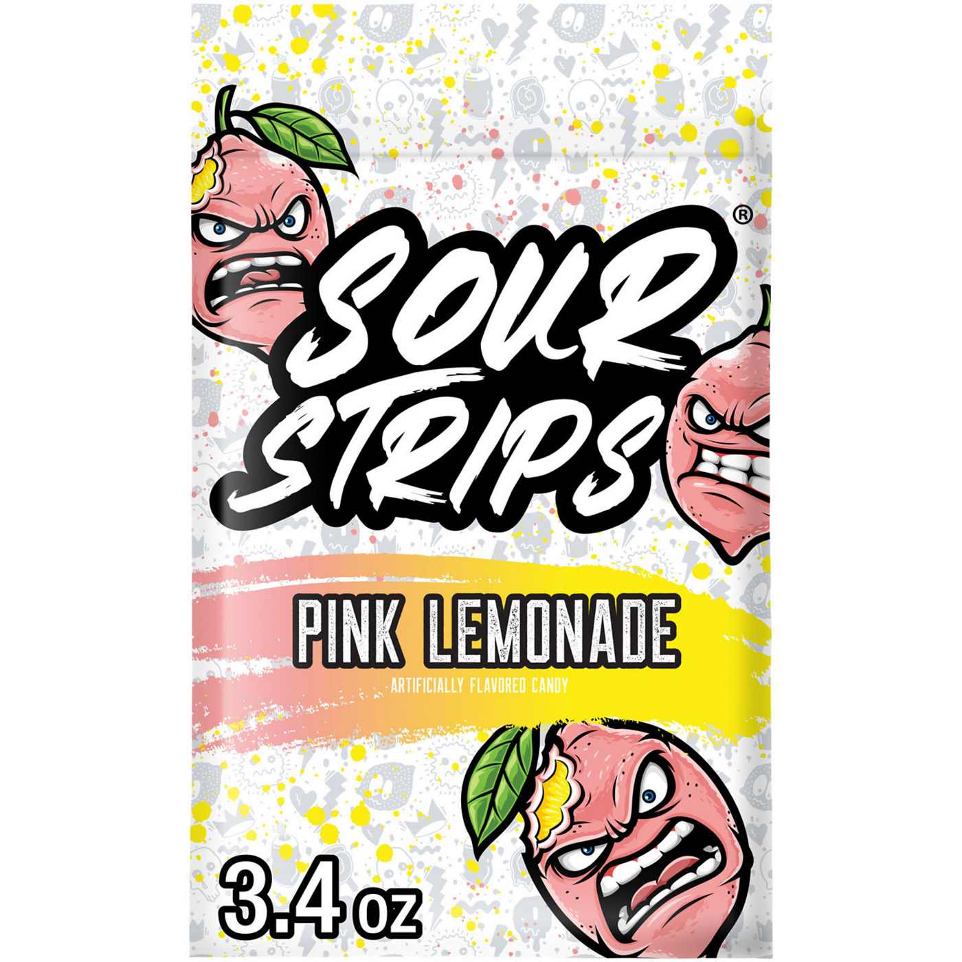Sour Strips Pink Lemonade Candy - Shop Candy at H-E-B