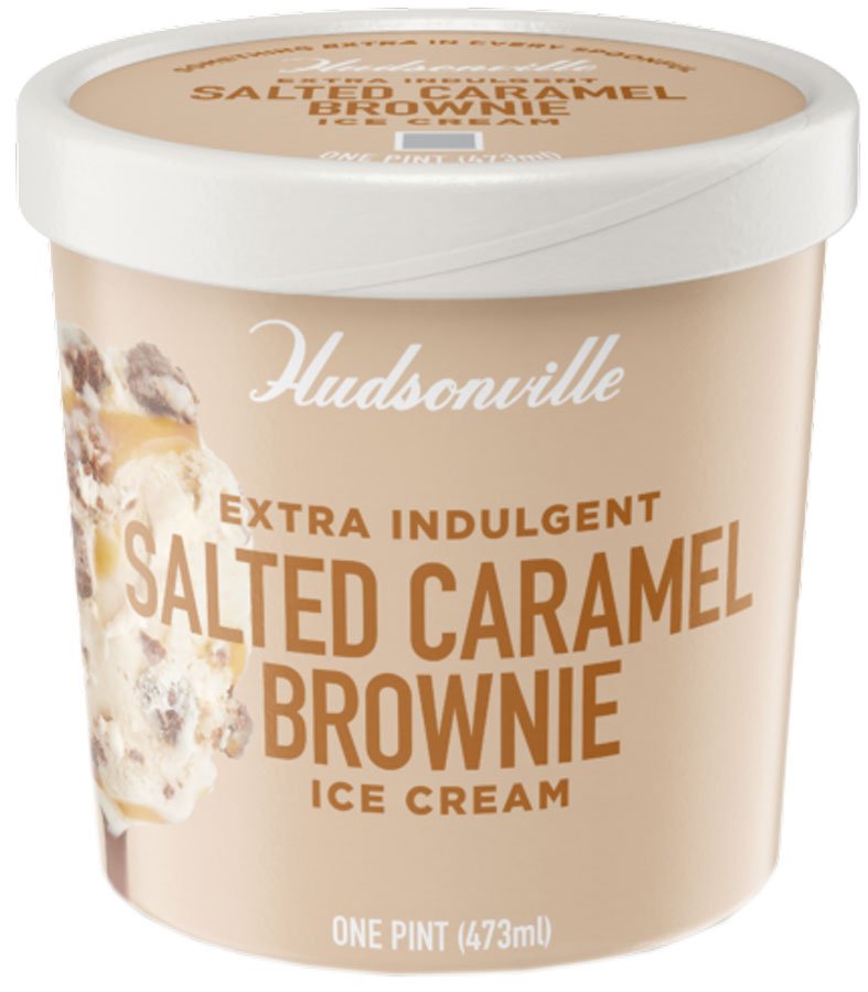 Hudsonville Salted Caramel Brownie Ice Cream - Shop Ice cream at H-E-B