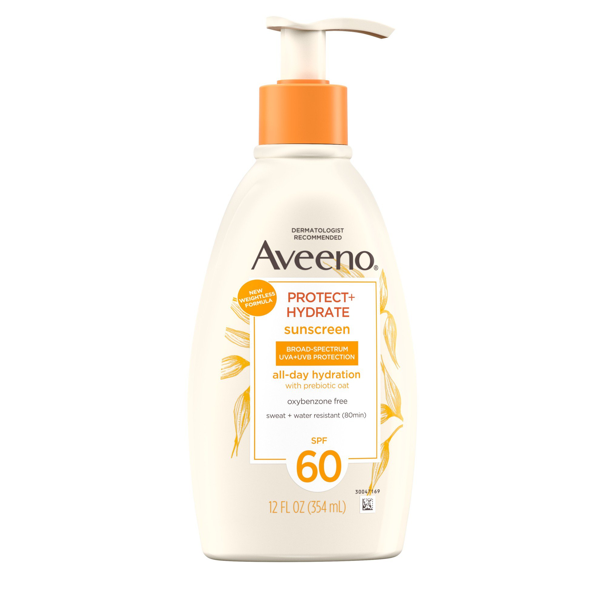 Aveeno Protect Hydrate Sunscreen SPF 60 Shop Sunscreen self tanners at H E B