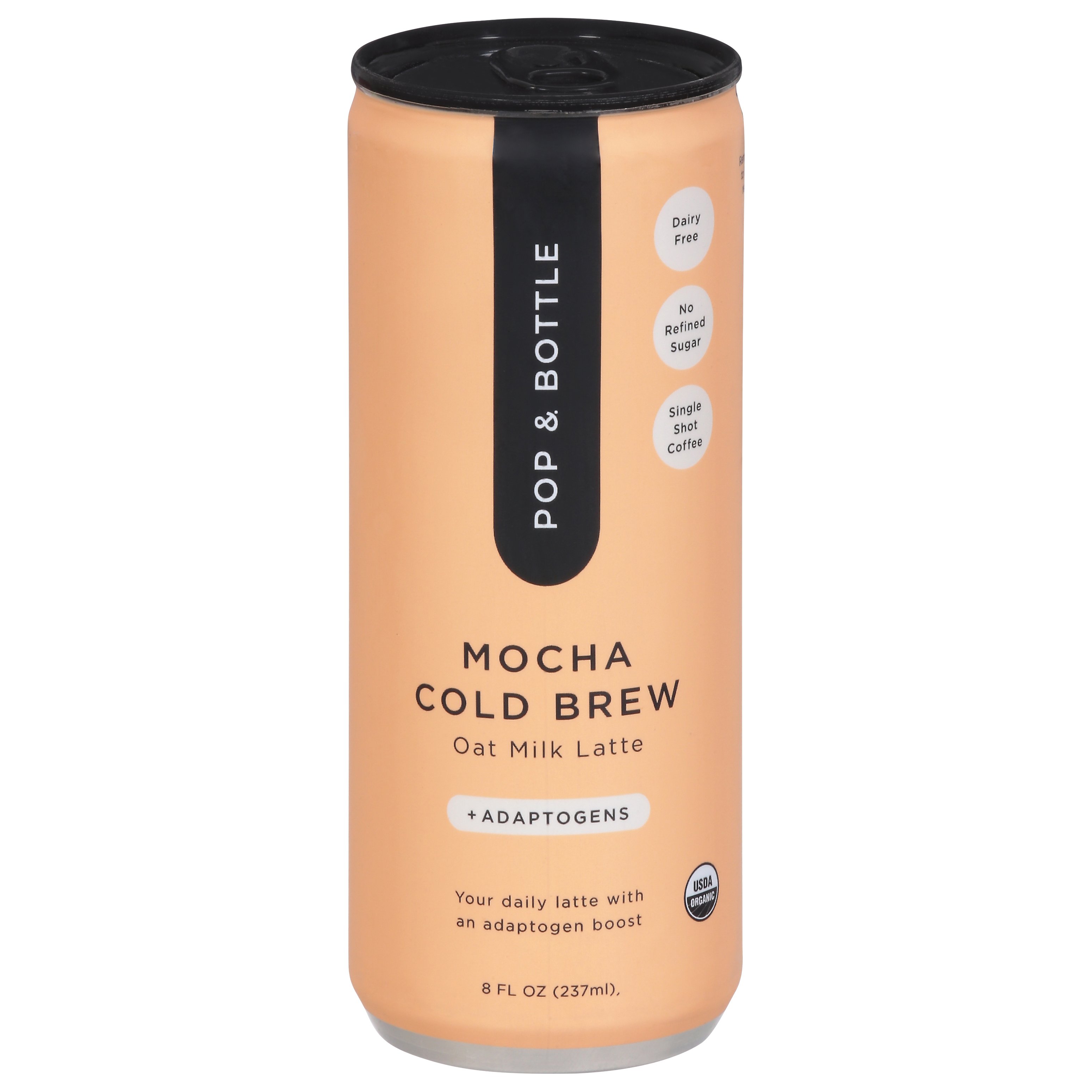 Pop & Bottle +Adaptogens Mocha Cold Brew Latte - Shop Coffee at H-E-B