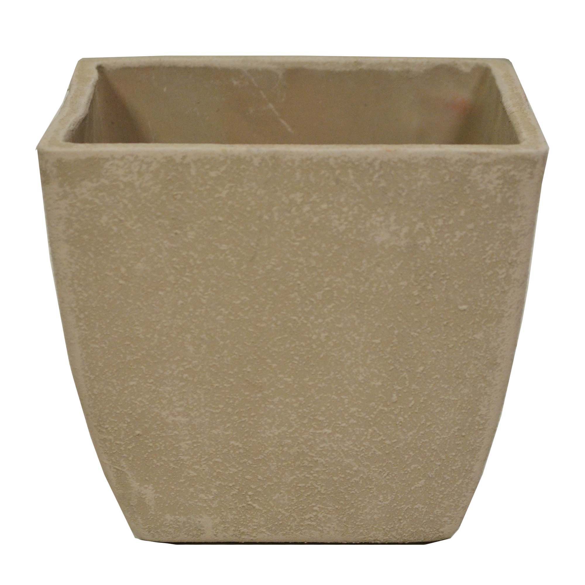 Blue Orange Pottery Smooth Square Planter - Shop Pots & planters at H-E-B