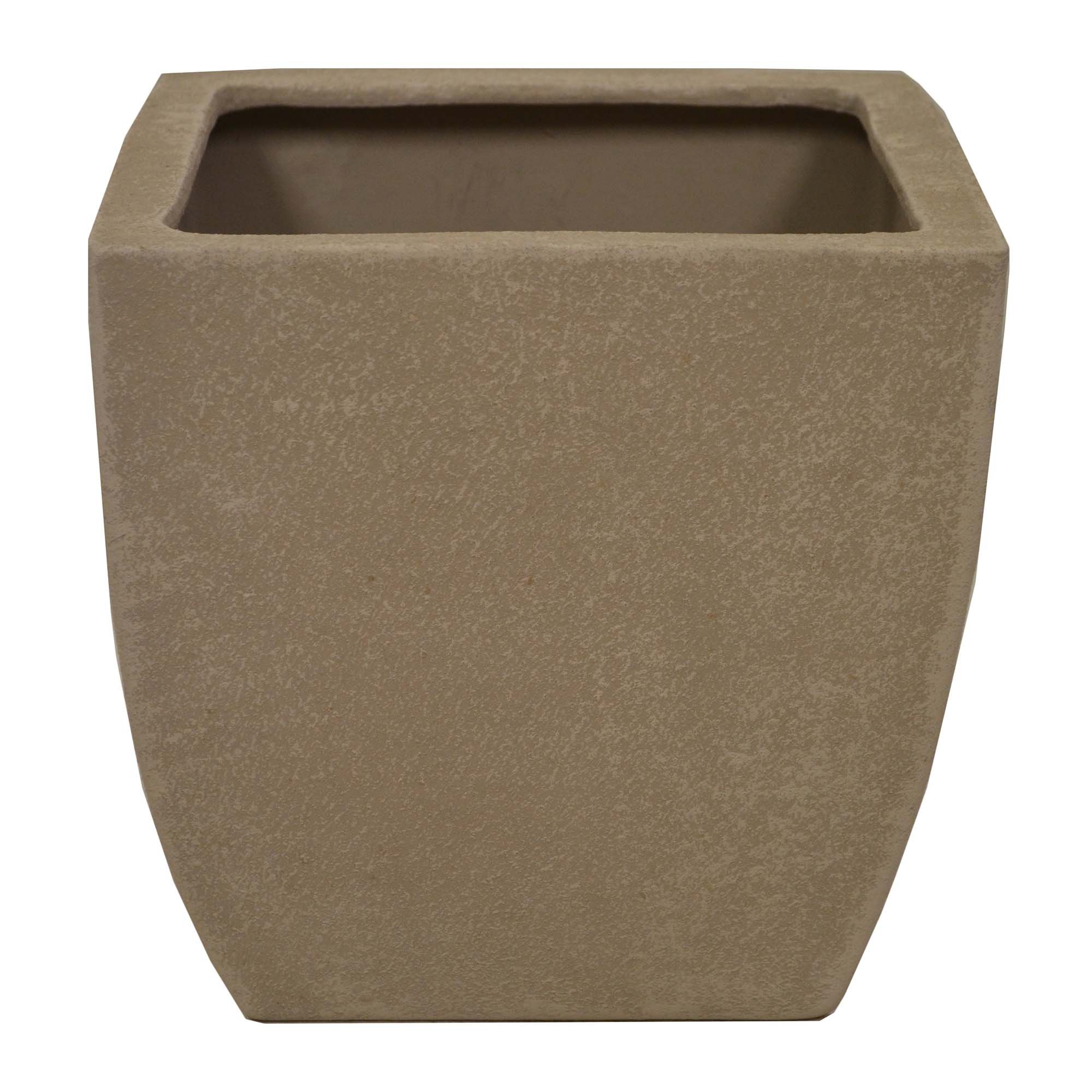 Blue Orange Pottery Tall Smooth Square Planter - Shop Pots & planters ...