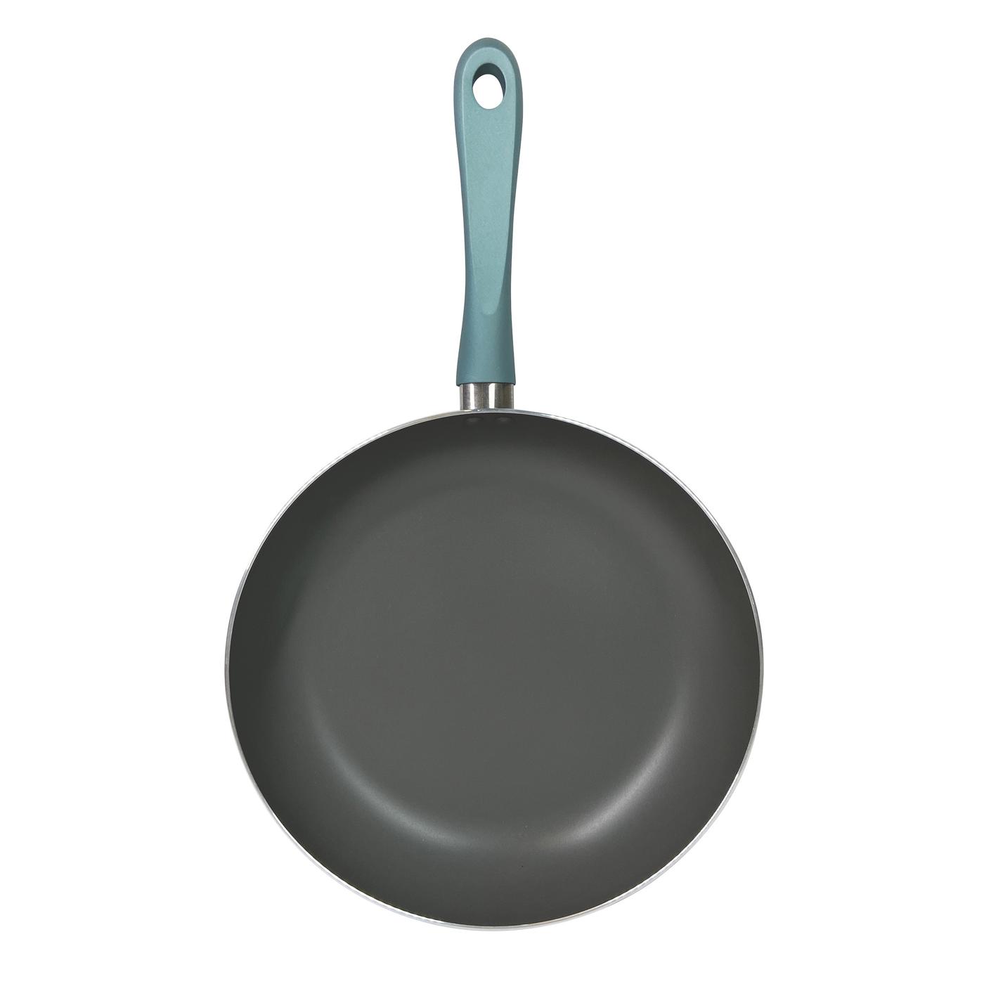 Victoria Non-Stick Teal Metallic Fry Pan Set - Shop Frying pans ...