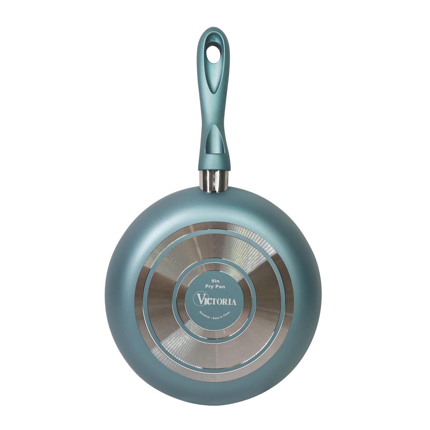 Victoria Non-Stick Teal Metallic Fry Pan Set - Shop Frying pans ...