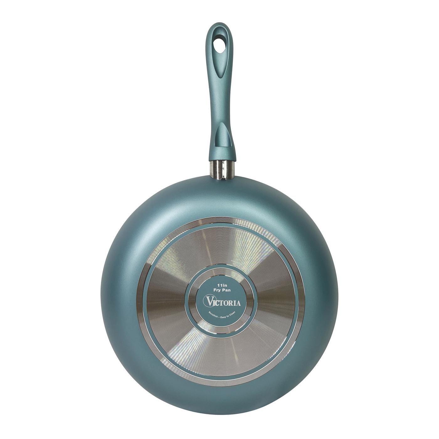 Victoria Non-Stick Teal Metallic Fry Pan Set - Shop Frying pans ...