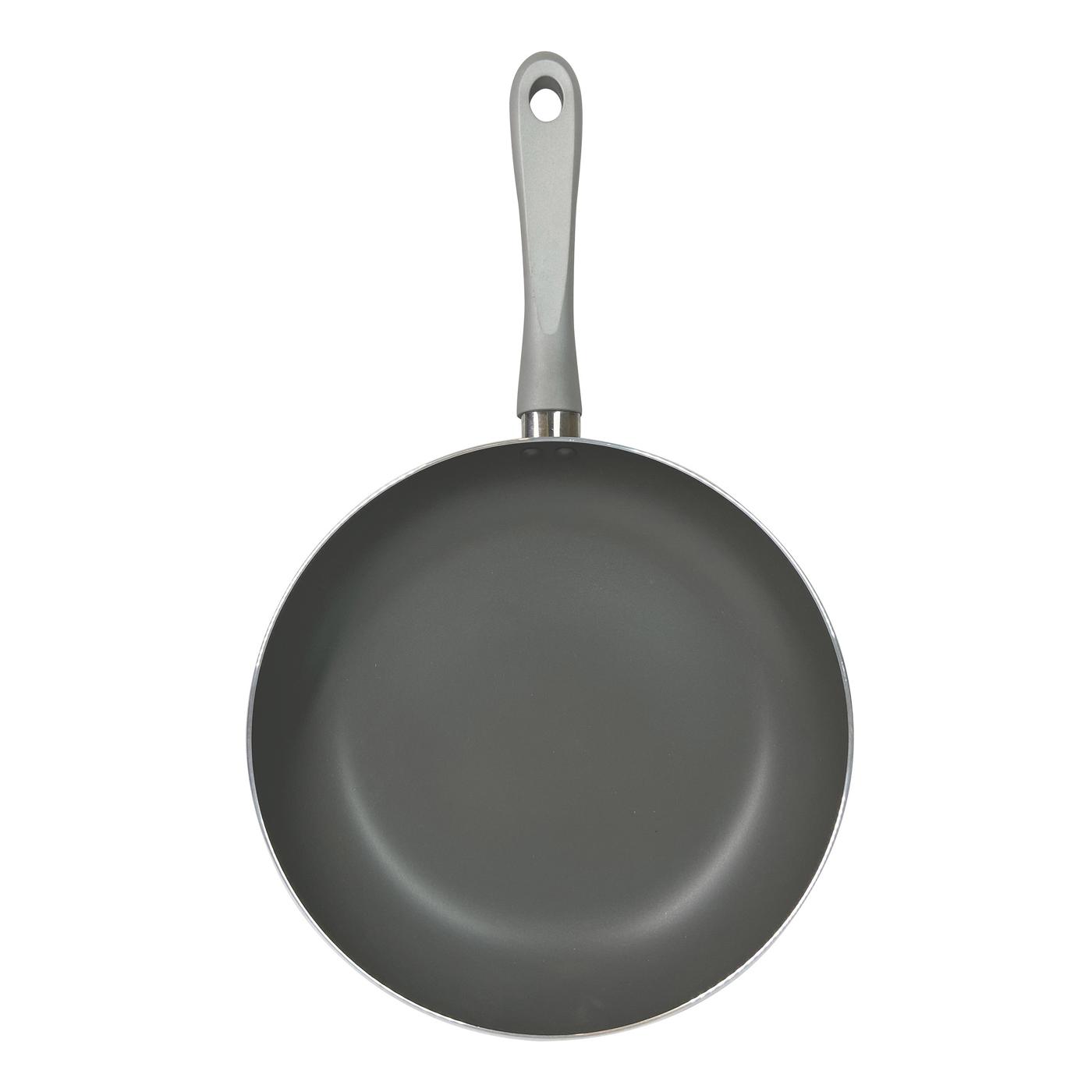 Victoria Non-Stick Silver Metallic Fry Pan Set - Shop Frying pans ...