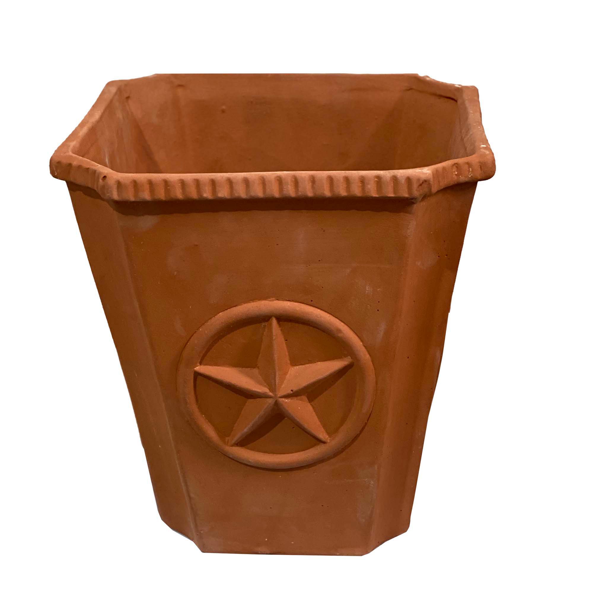 Blue Orange Pottery Square Star Italiano Planter - Shop Pots & Planters ...