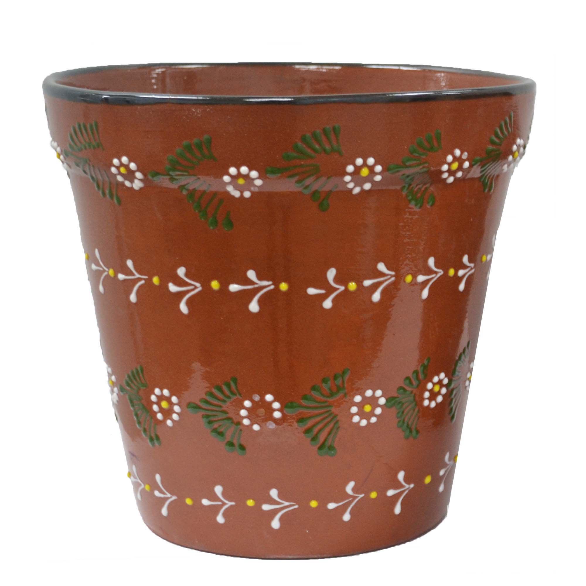 Blue Orange Pottery Old Fashion Barro Planter - Shop Pots & Planters at ...