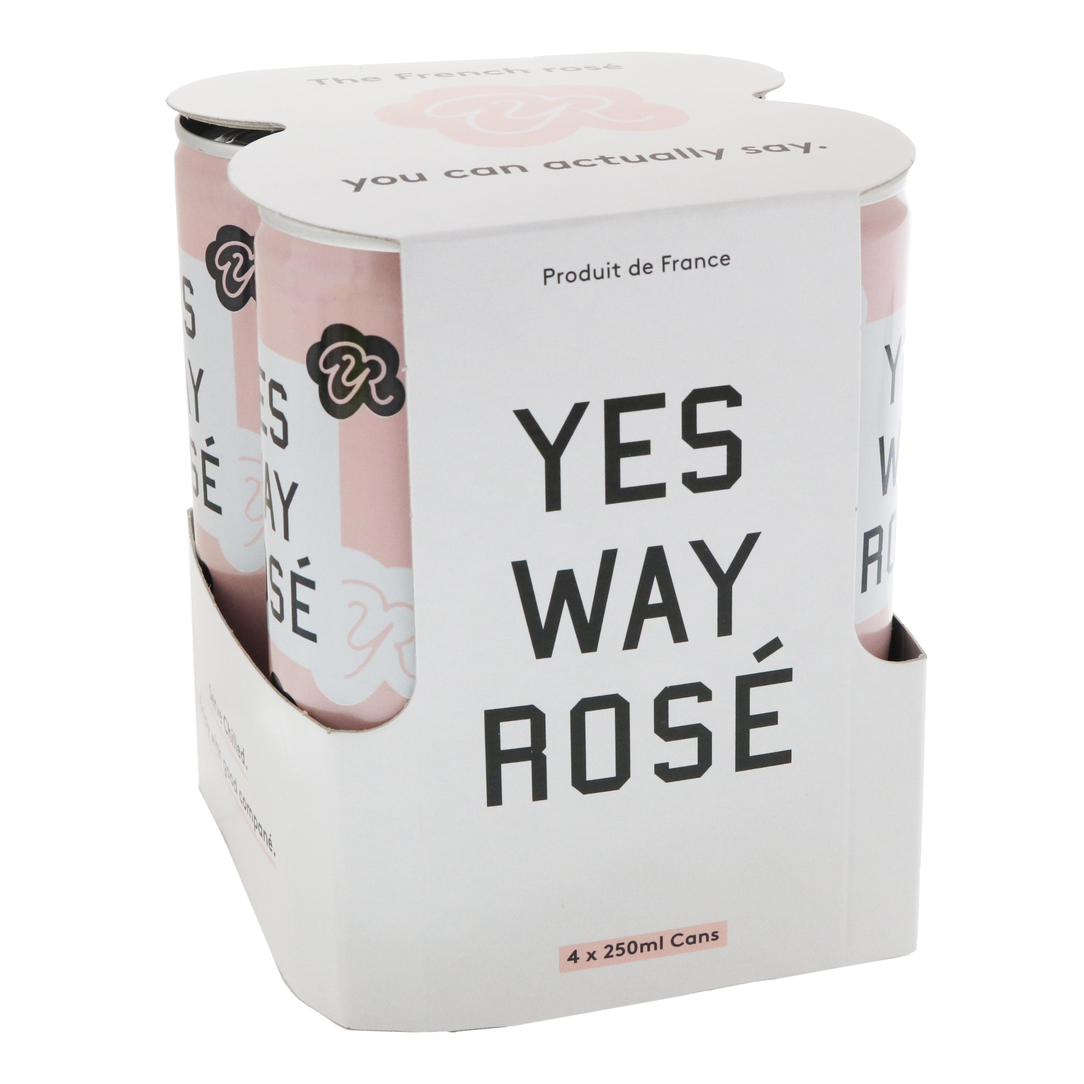Yes Way Rose 250 mL Cans - Shop Beer & Wine at H-E-B