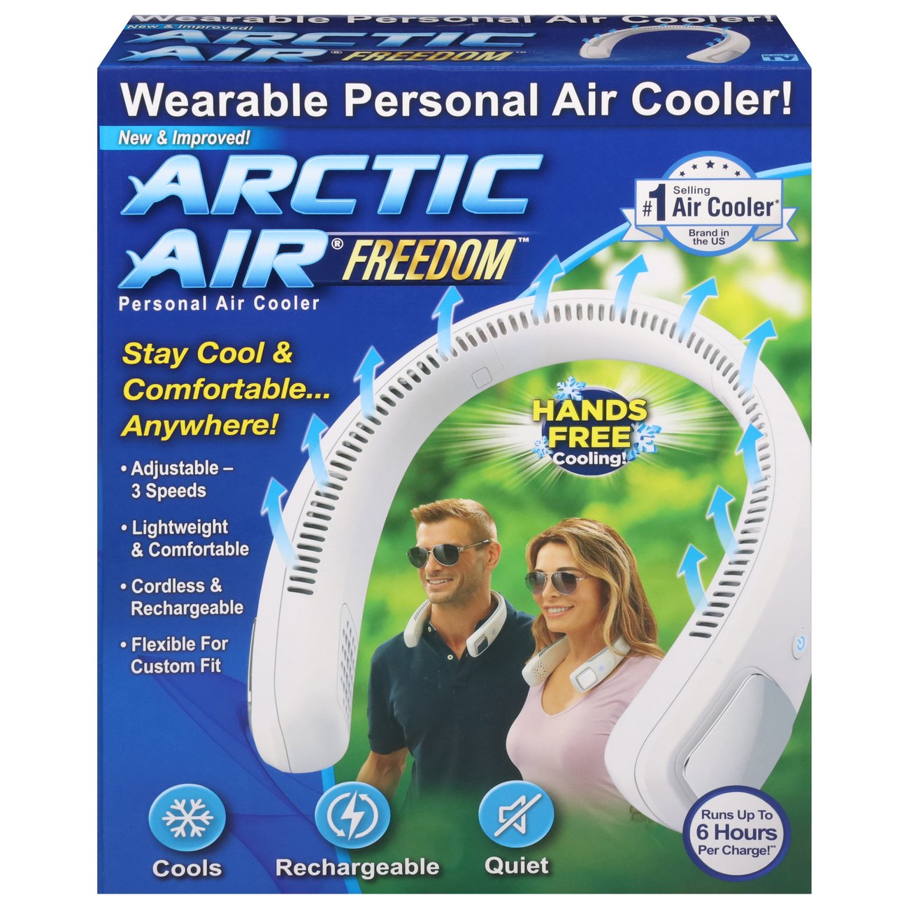 Arctic Air Freedom Wearable Personal Air Cooler - Shop Fans & air ...