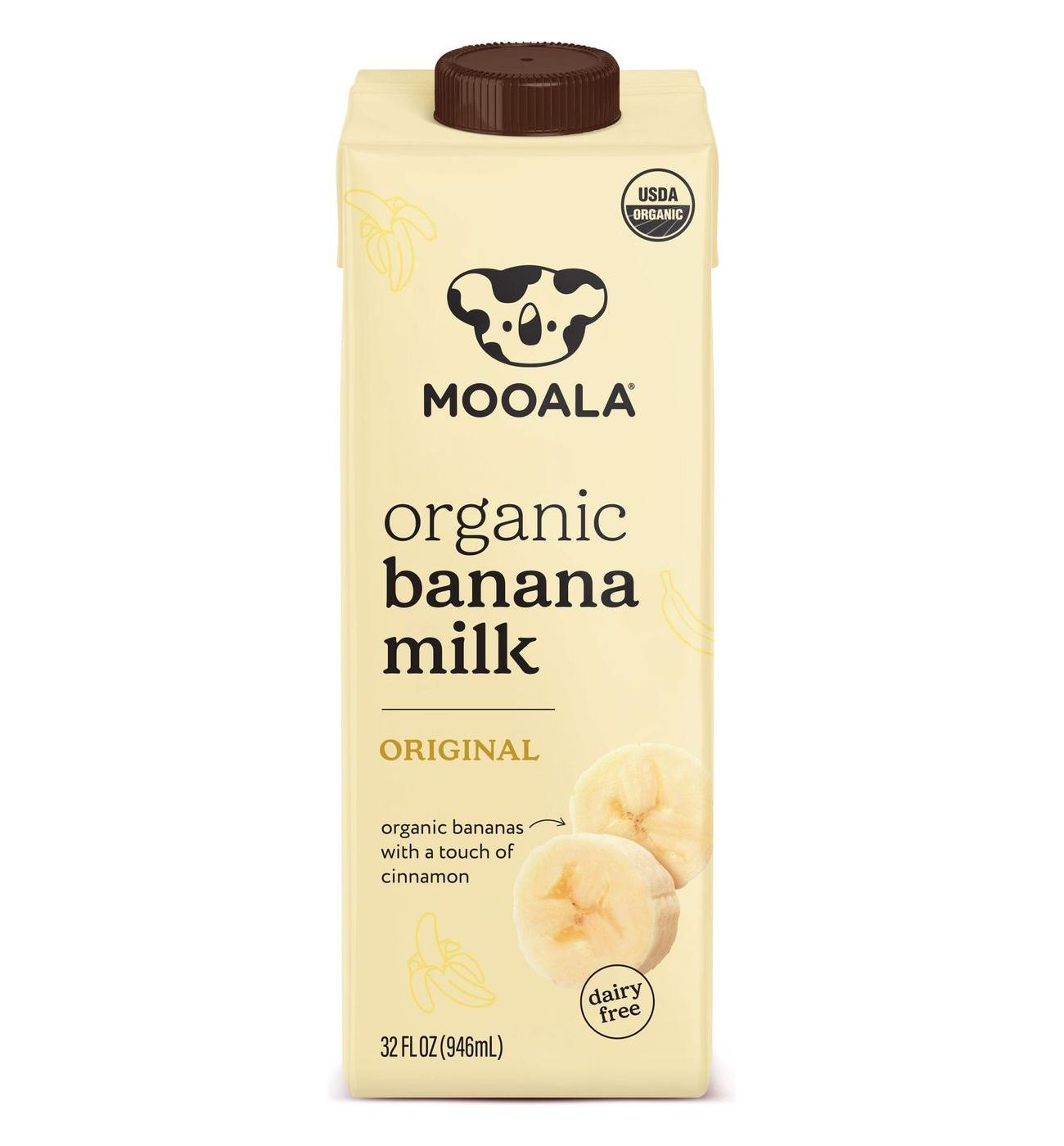 Mooala Organic Plant-Based Banana Milk Original - Shop Milk at H-E-B