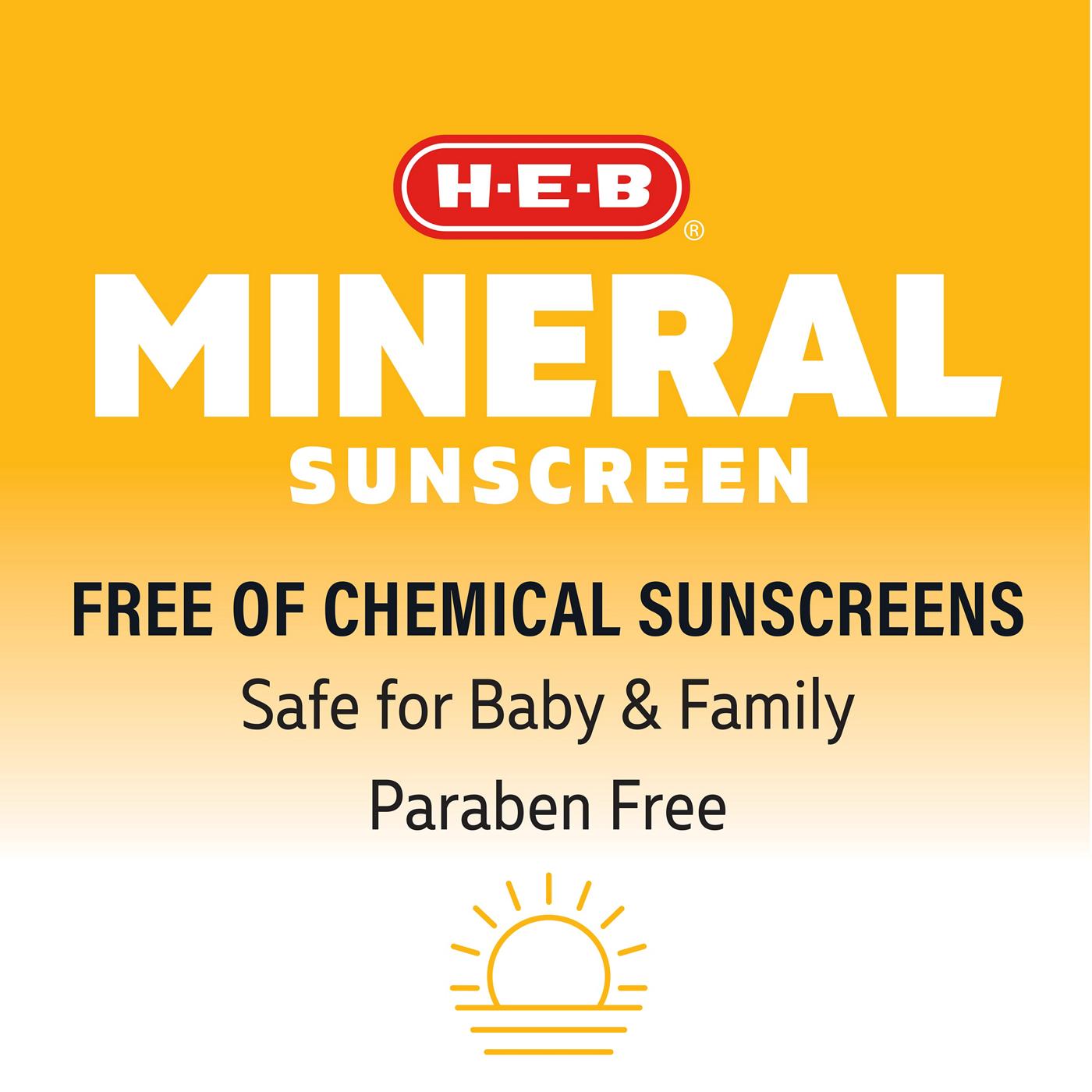 H-E-B Mineral Sensitive Skin Sunscreen Lotion – SPF 50 - Shop Sunscreen ...