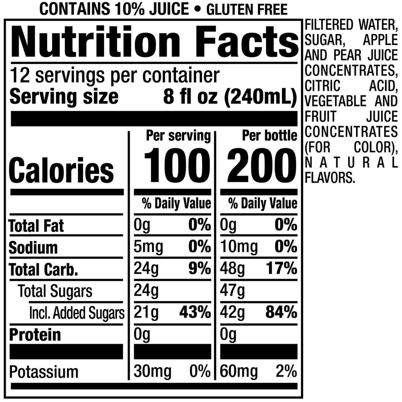 Snapple Apple Fruit Drink 6 pk Bottles - Shop Juice at H-E-B