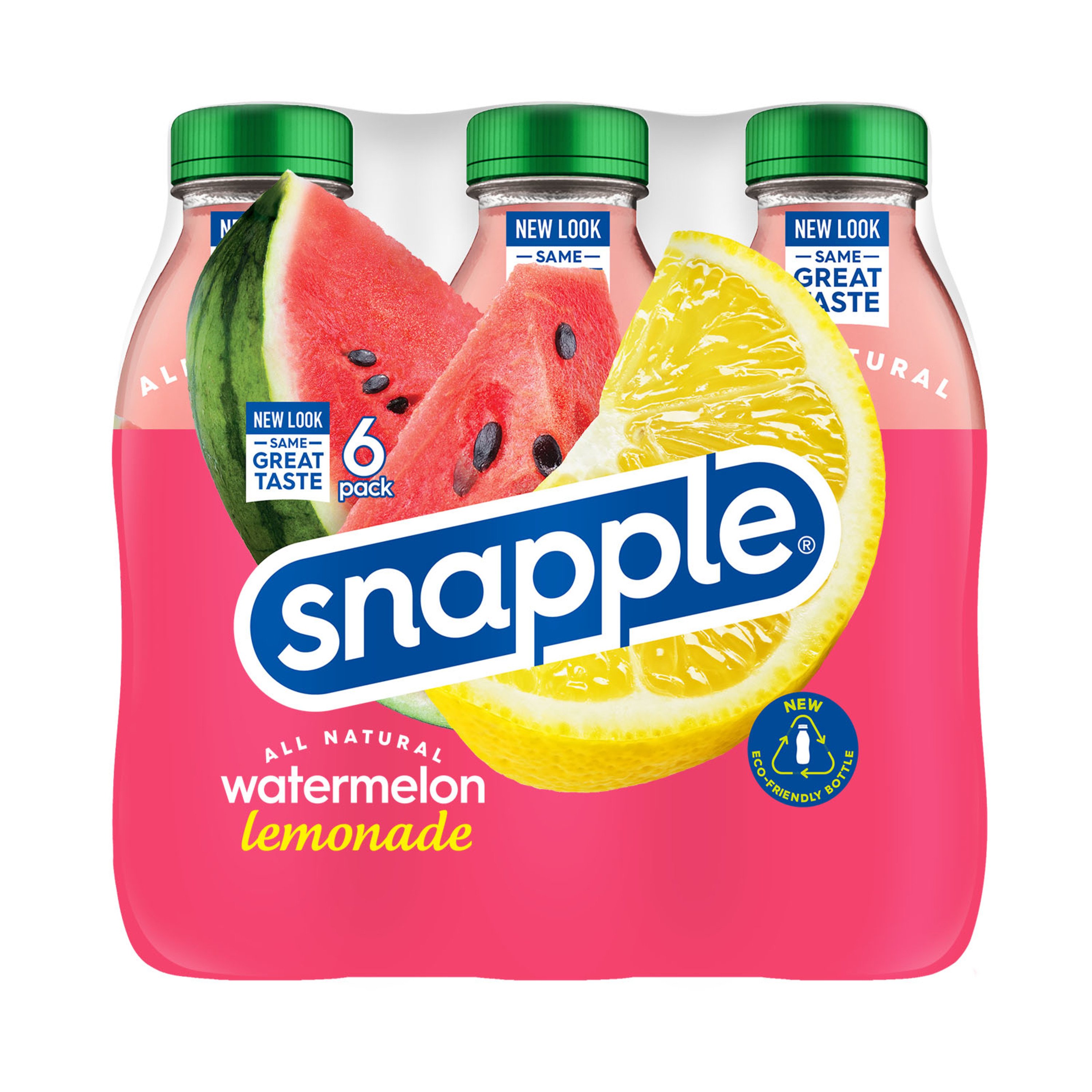 Snapple Watermelon Lemonade 6 pk Bottles - Shop Juice at H-E-B