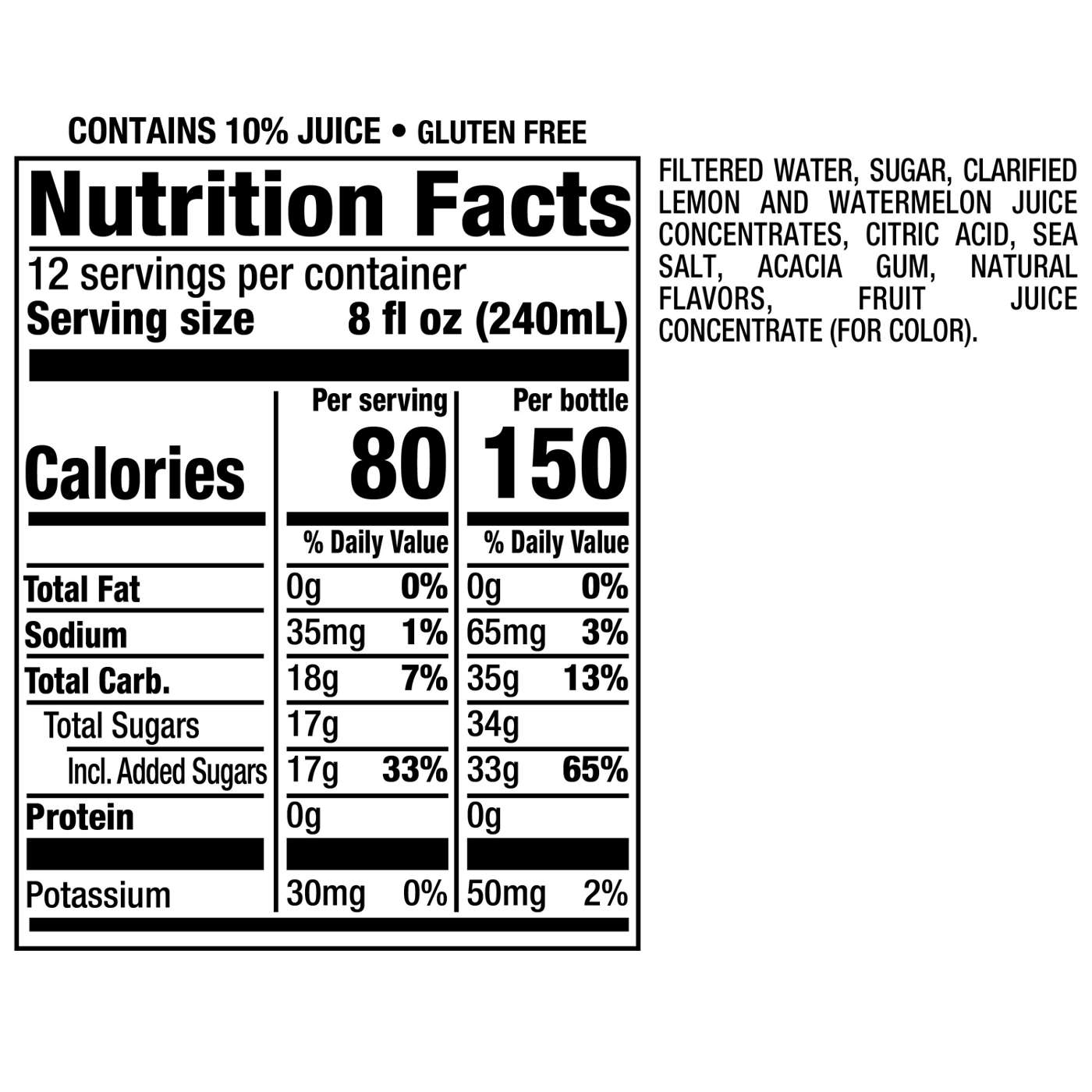 Snapple Watermelon Lemonade 16 oz Bottles - Shop Juice at H-E-B