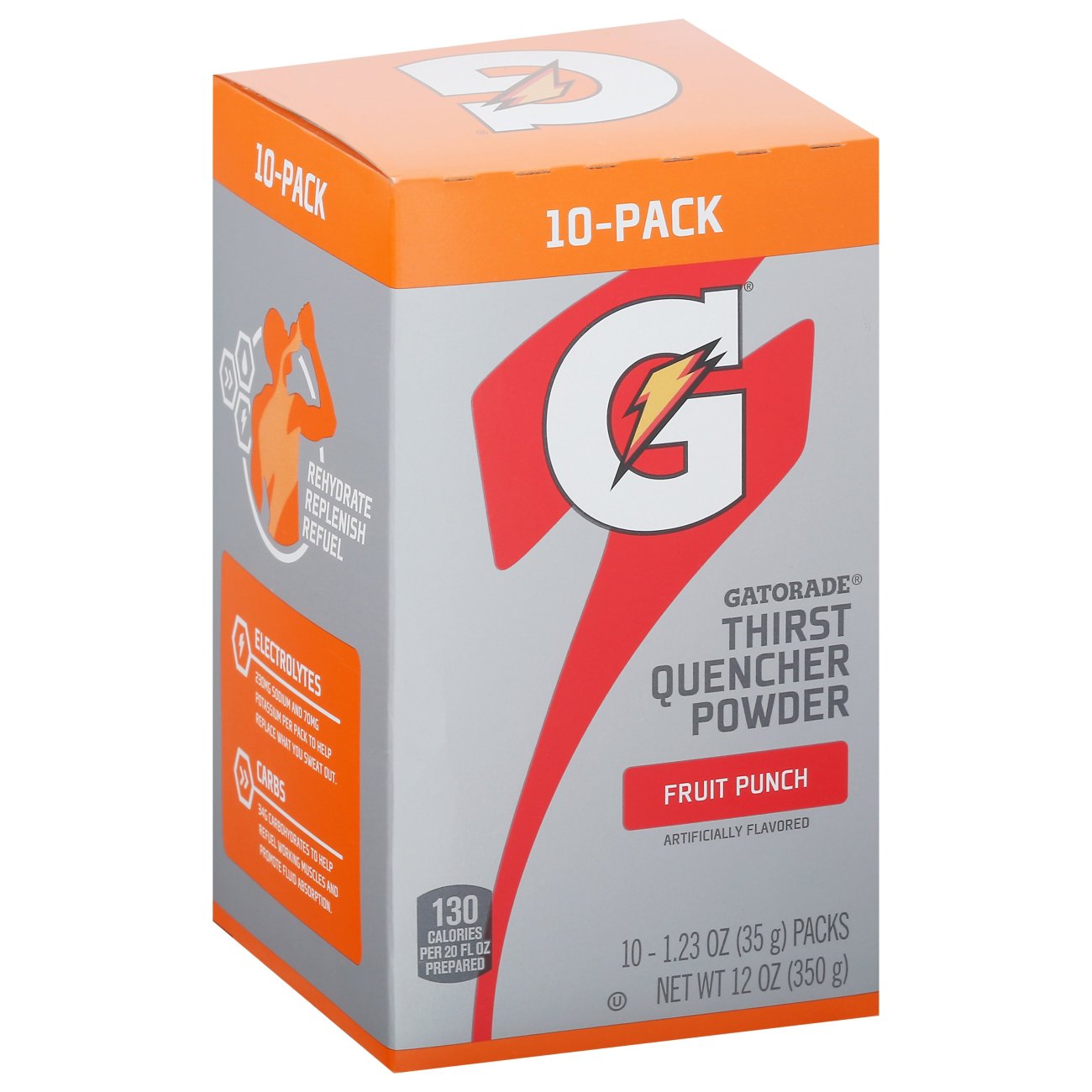 Gatorade Fruit Punch Thirst Quencher Powder Packs - Shop Mixes & flavor ...