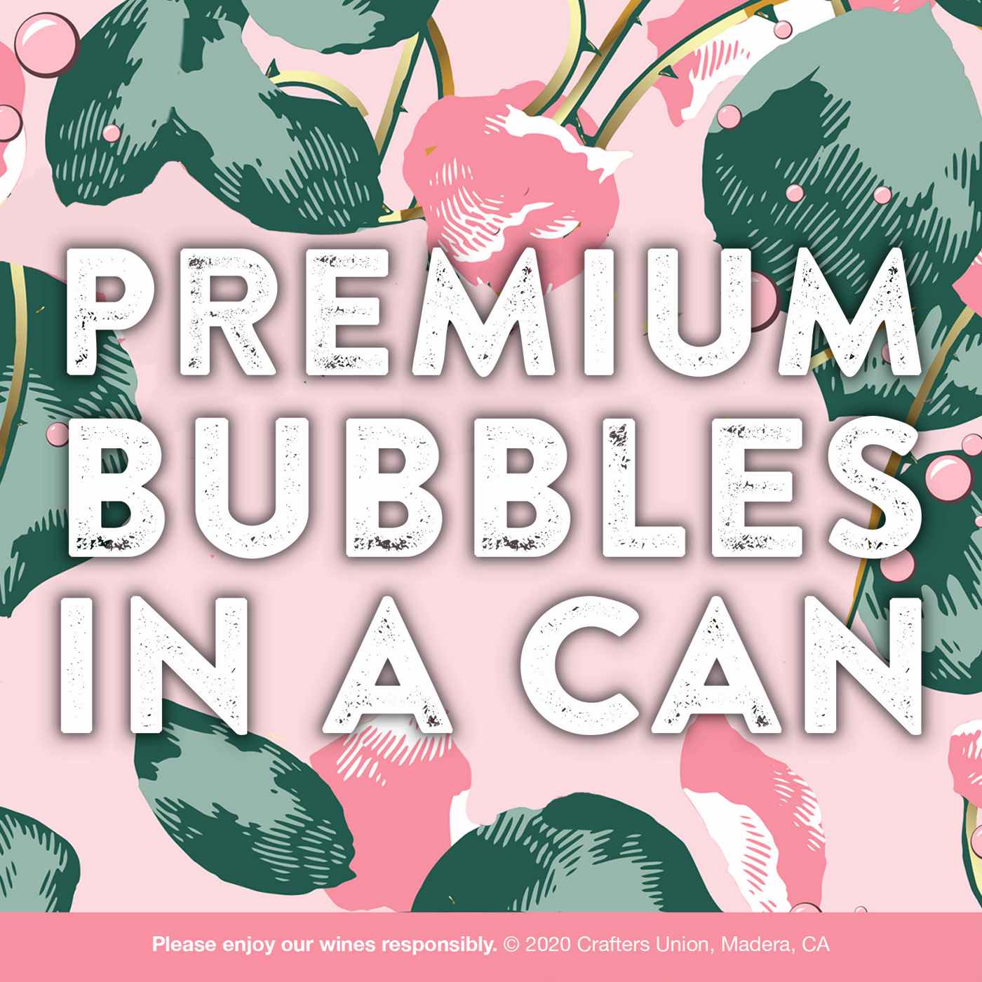 Crafters Union Brut Rose Bubbles - Shop Wine at H-E-B