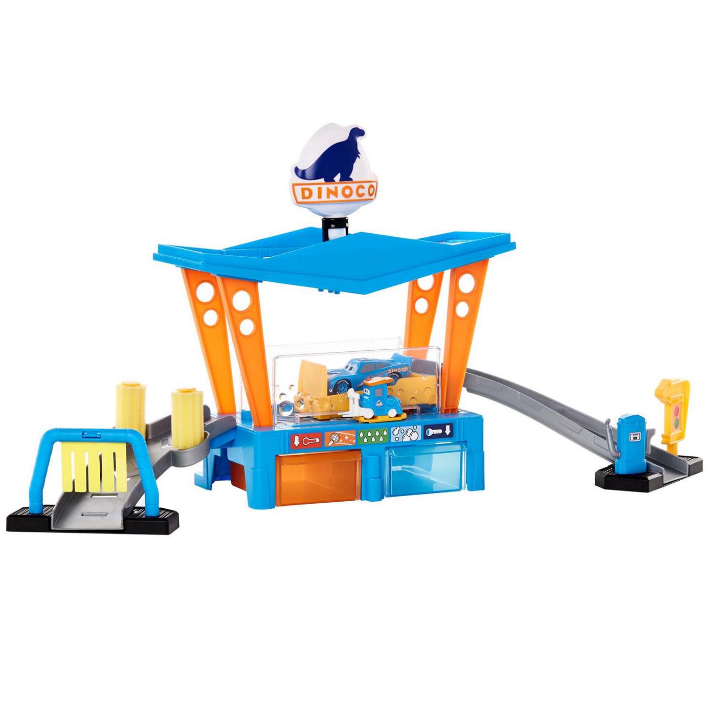 Mattel Disney Pixar Cars Dinoco Car Wash Playset - Shop Playsets at H-E-B